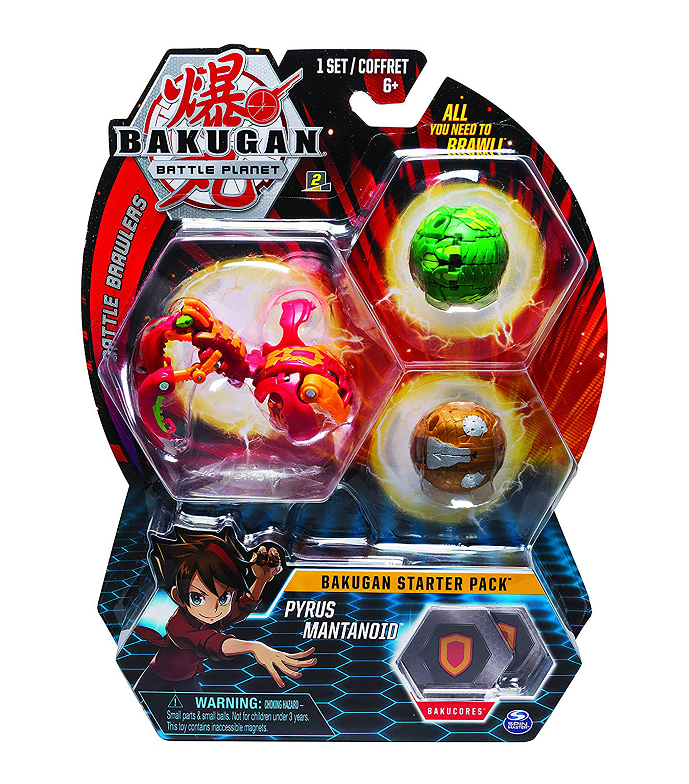 Bakugan Set de Inicio Pyrus Mantanoid - El Palacio de Hierro