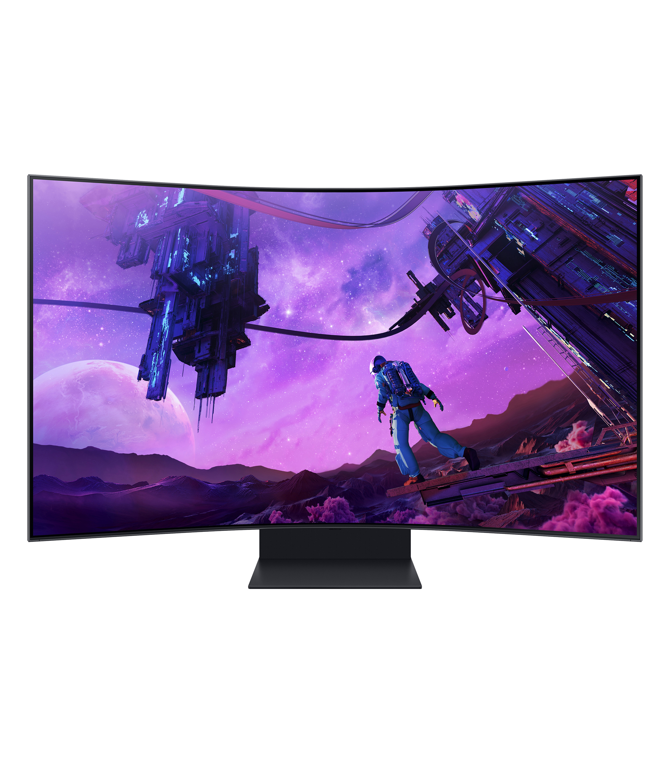 Samsung: Monitor Gamer 55 Pulgadas Curvo Mini LED Odyssey Ark 4K 165 Hz ...