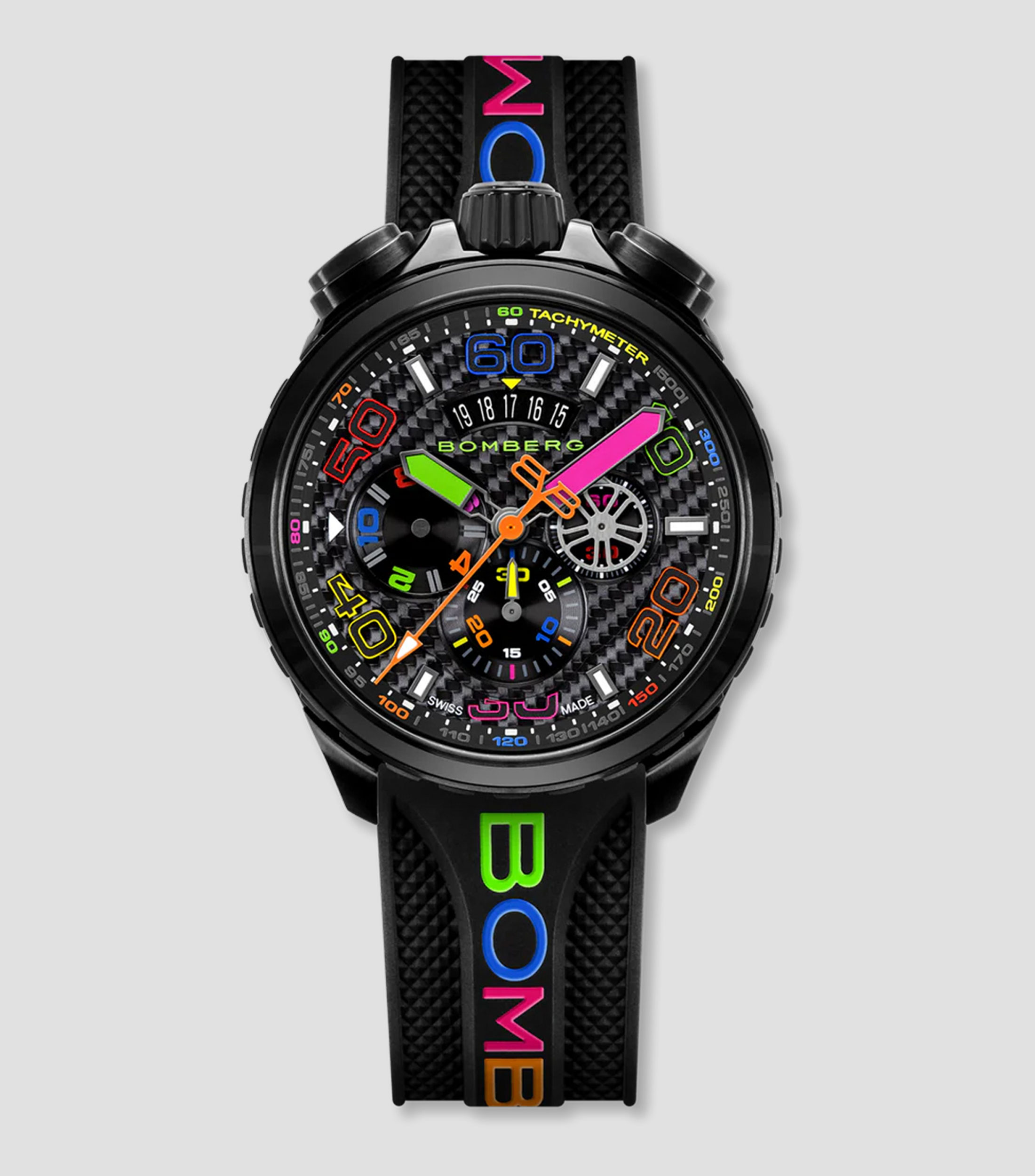 Bomberg Reloj para Hombre Chroma carbon Deportivo, Negro - El Palacio ...