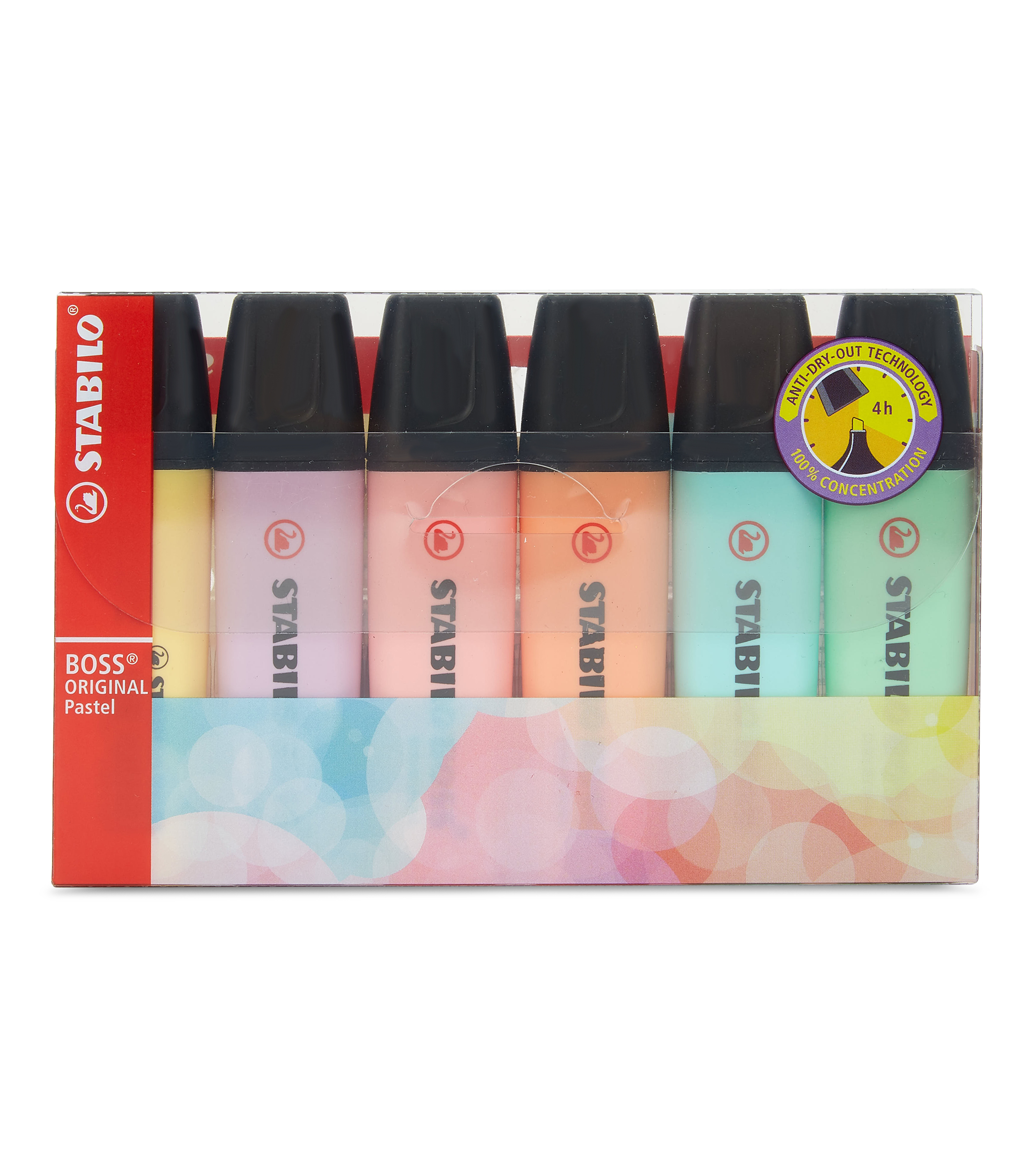 Stabilo Marca textos Boss Original Pastel, 6 Piezas - El Palacio de Hierro