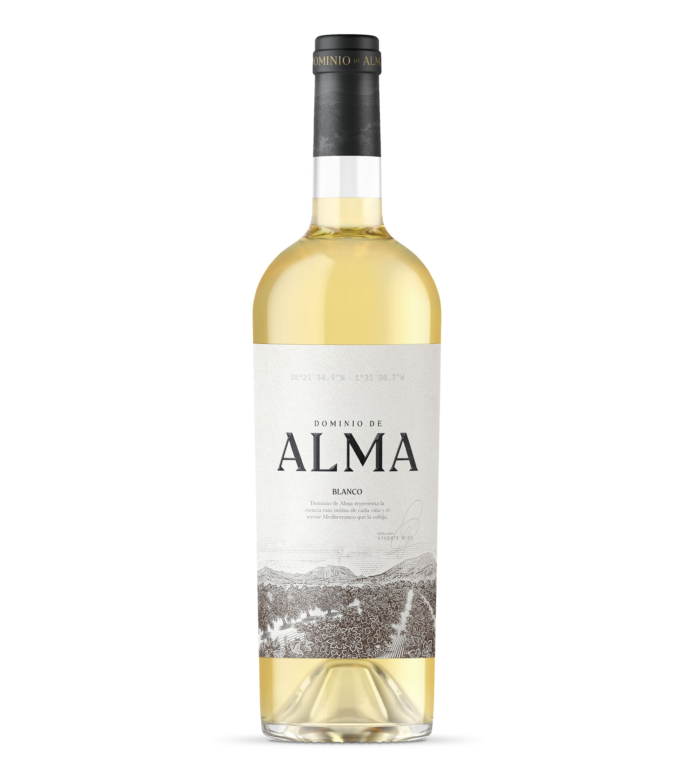 Dominio de Alma Vino Blanco Joven Macabeo, 750 ml - El Palacio de Hierro