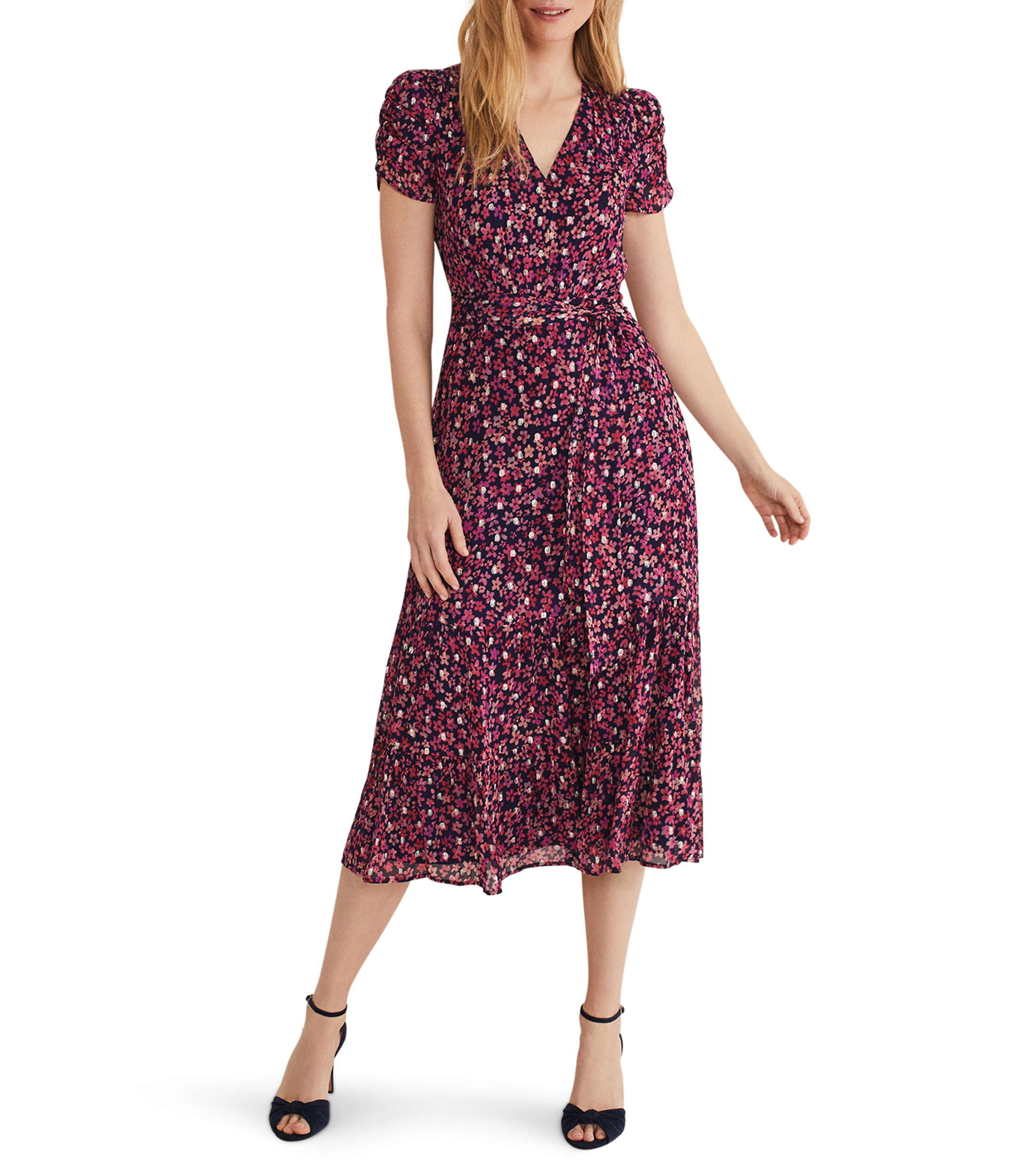 Phase Eight: Vestido midi con flores Azalea Mujer | El Palacio de Hierro