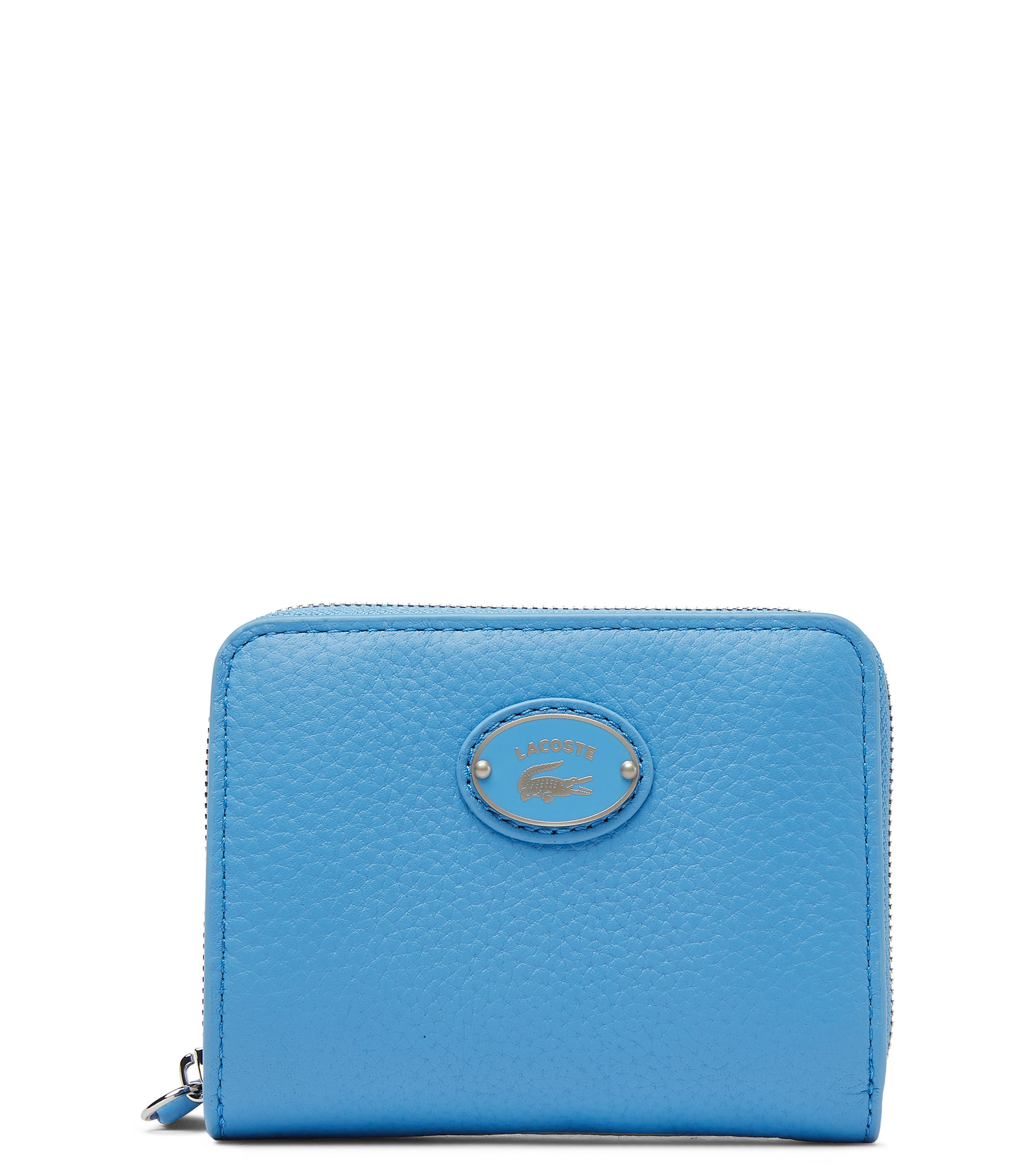 Lacoste: Cartera azul en piel con textura Mujer | El Palacio de Hierro