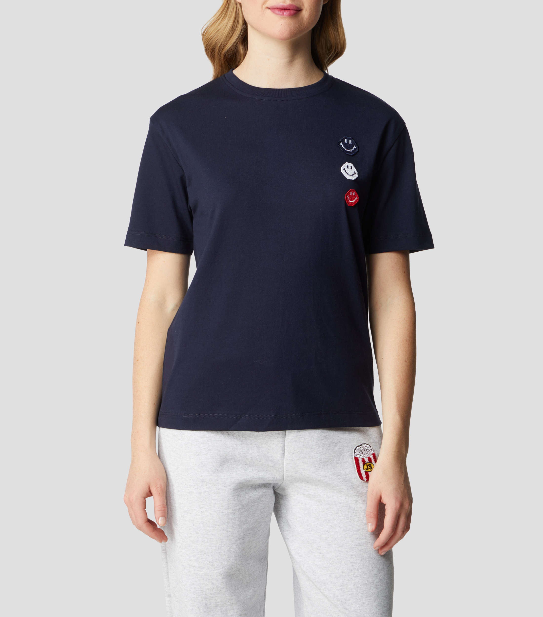 Joshua Sanders: Playera cuello redondo manga corta estampado Mujer | El ...
