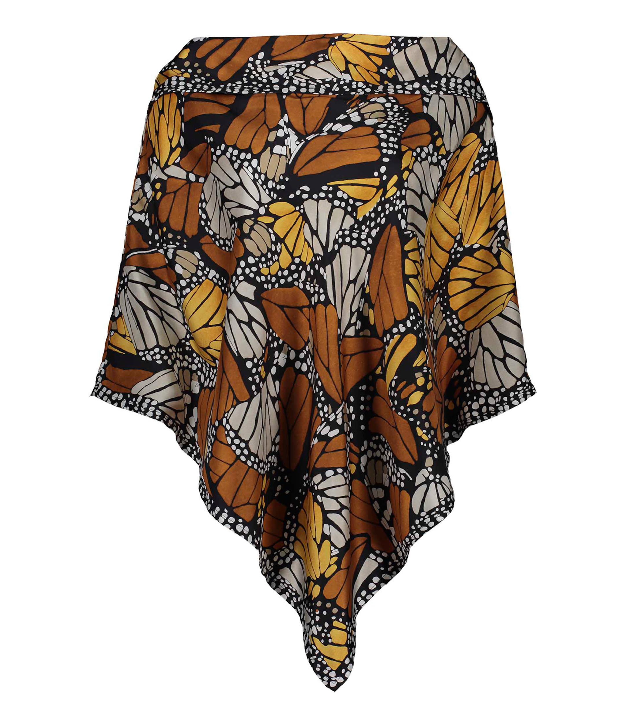 Pineda Covalin Poncho Pineda Covalin asimétrico en tejido de punto con ...