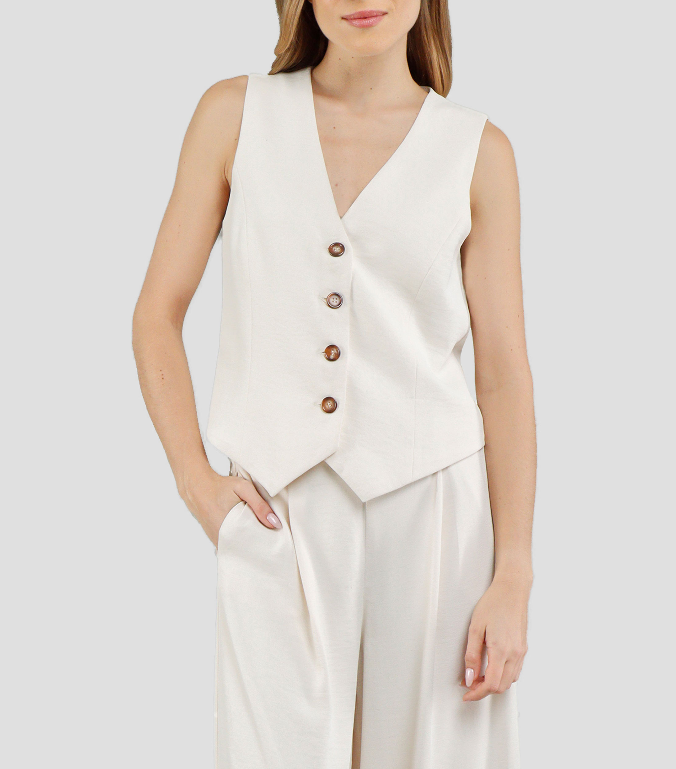 Octavia: Chaleco cuello V Mujer | El Palacio de Hierro