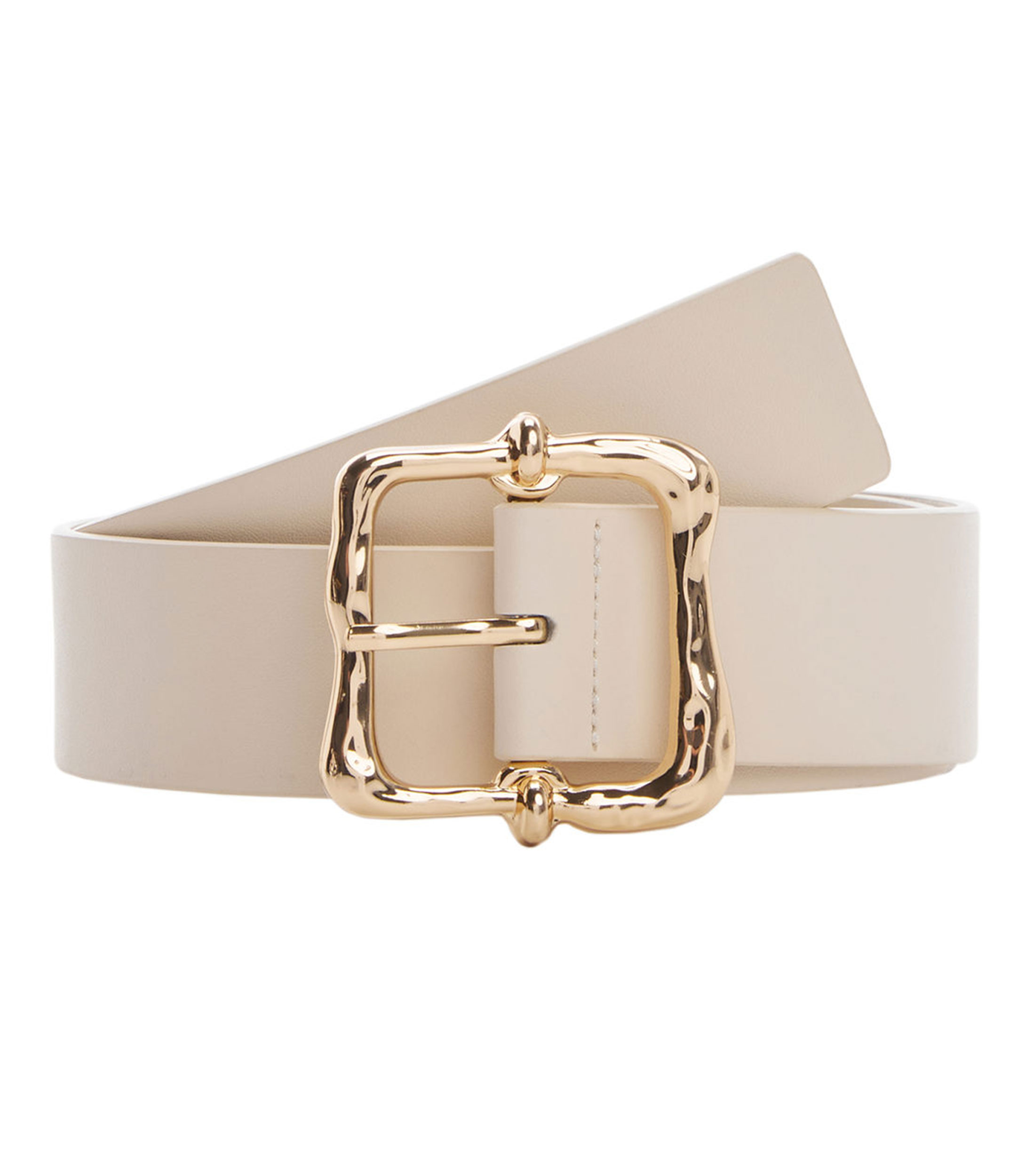 Mango Cinturón beige Mujer - El Palacio de Hierro