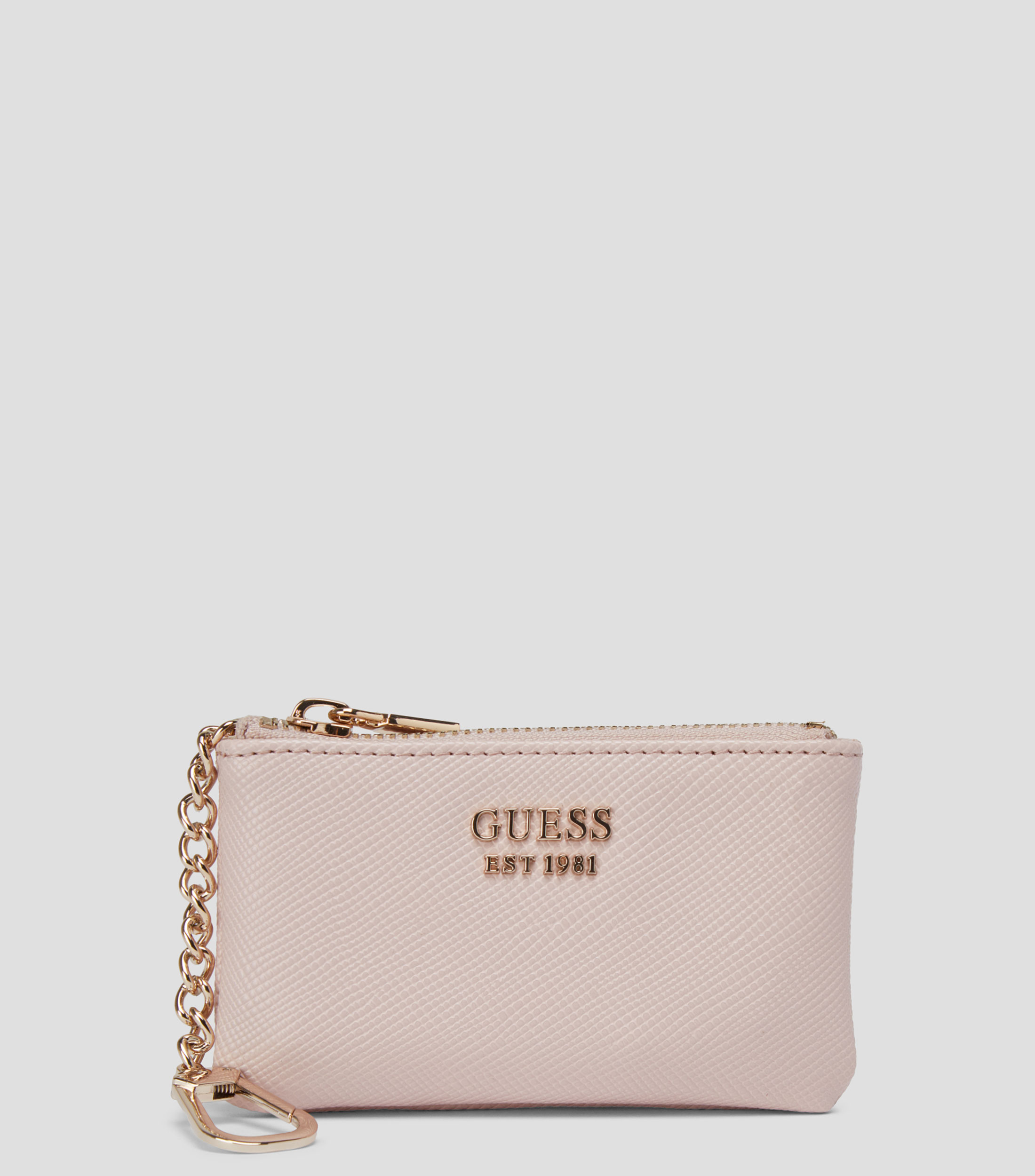Guess: Cartera rosa claro Laurel lisa Mujer | El Palacio de Hierro