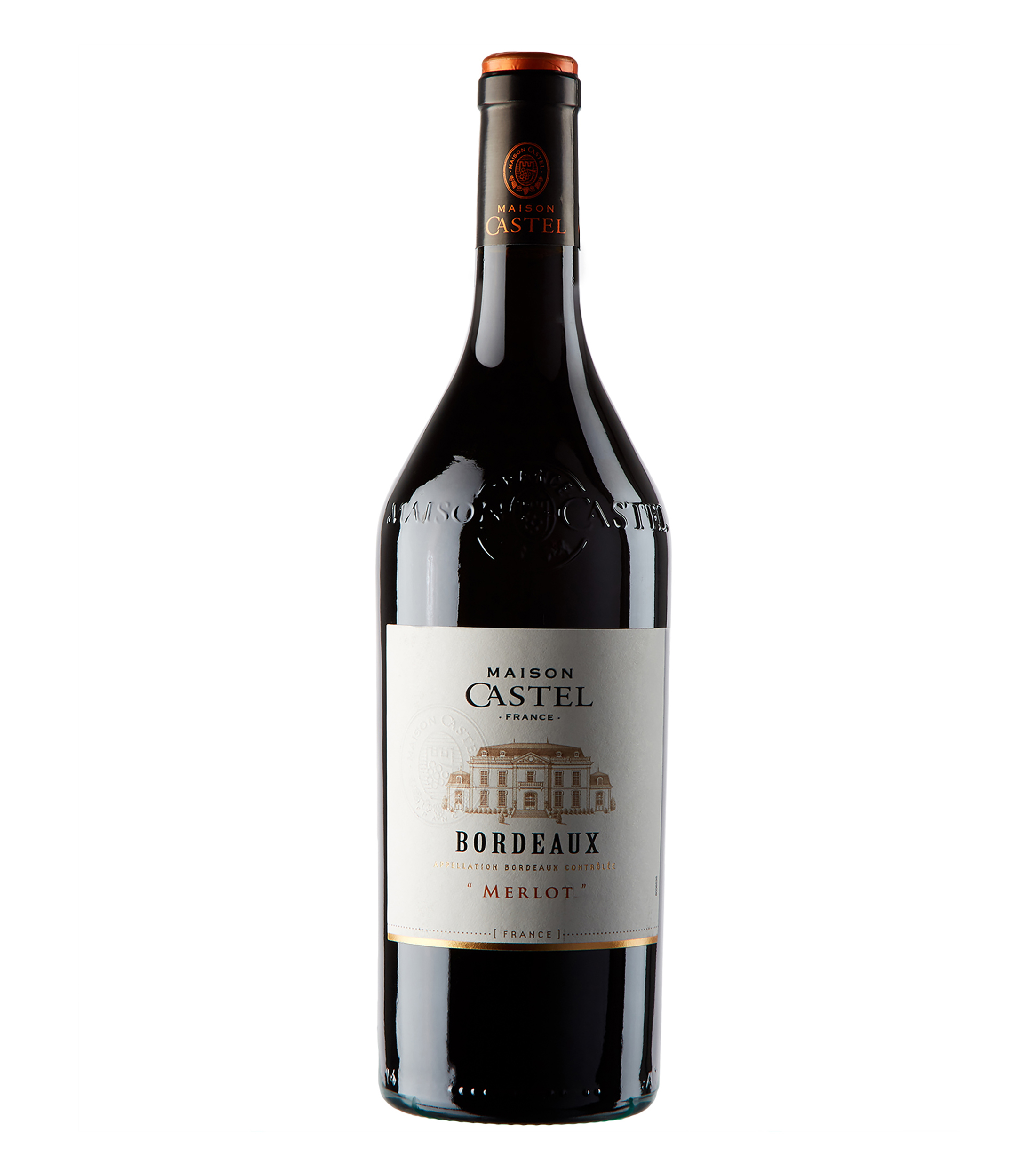 Maison Castel Bordeaux Vino Tinto Merlot, 750 ml - El Palacio de Hierro