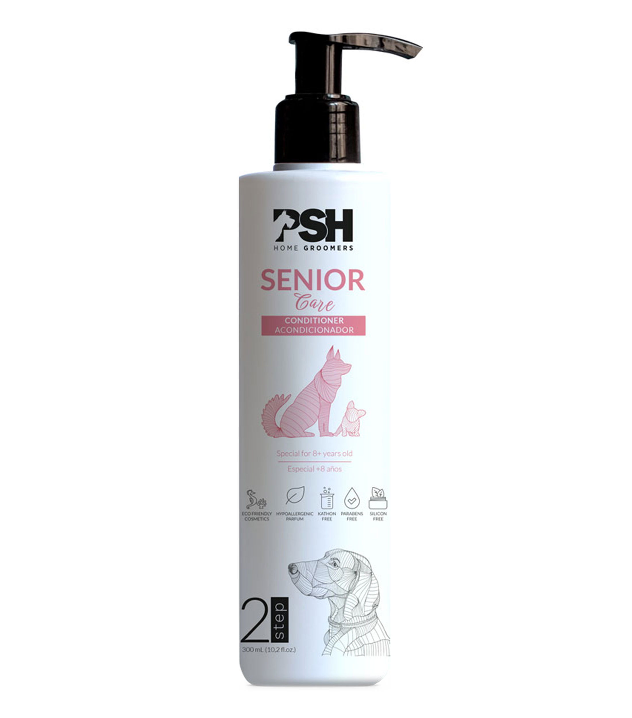 PSH Acondicionador para Perros (+ 8 Años) Senior Care - Step 2, 300 ml - El Palacio de Hierro