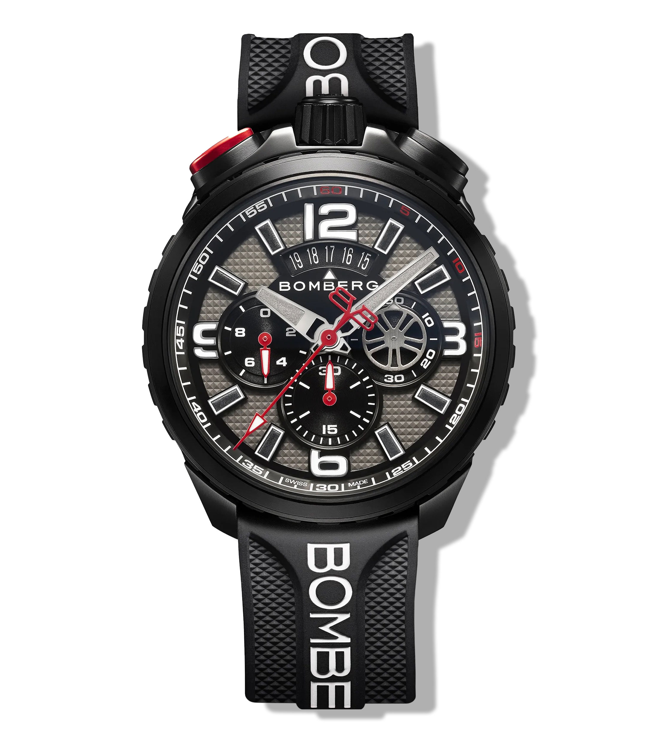 Bomberg Reloj Bolt 68 Heritage Black Red Hombre - El Palacio de Hierro
