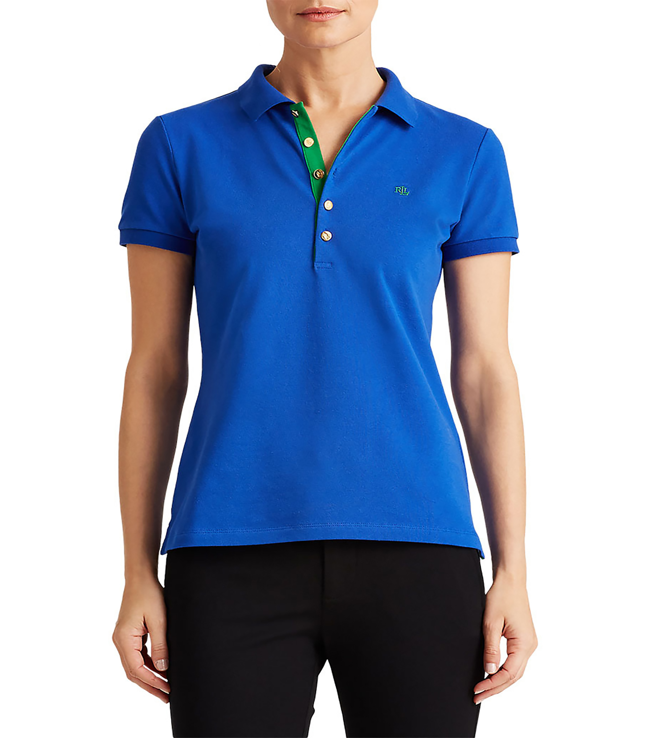 Lauren Ralph Lauren Playera Polo manga corta Mujer - El Palacio de Hierro