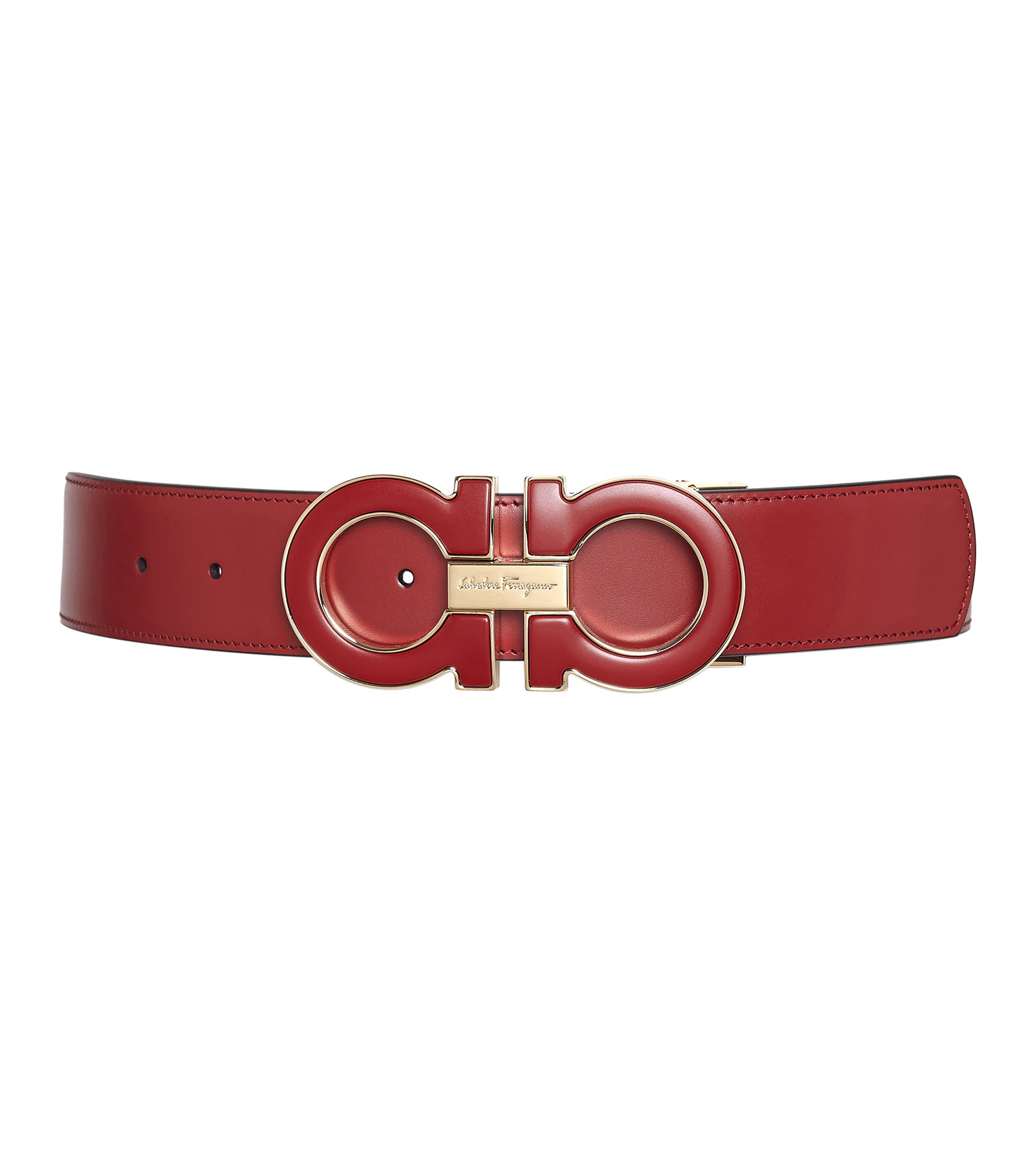 Salvatore Ferragamo Cinturón Gancini ajustable y reversible Hombre - El ...
