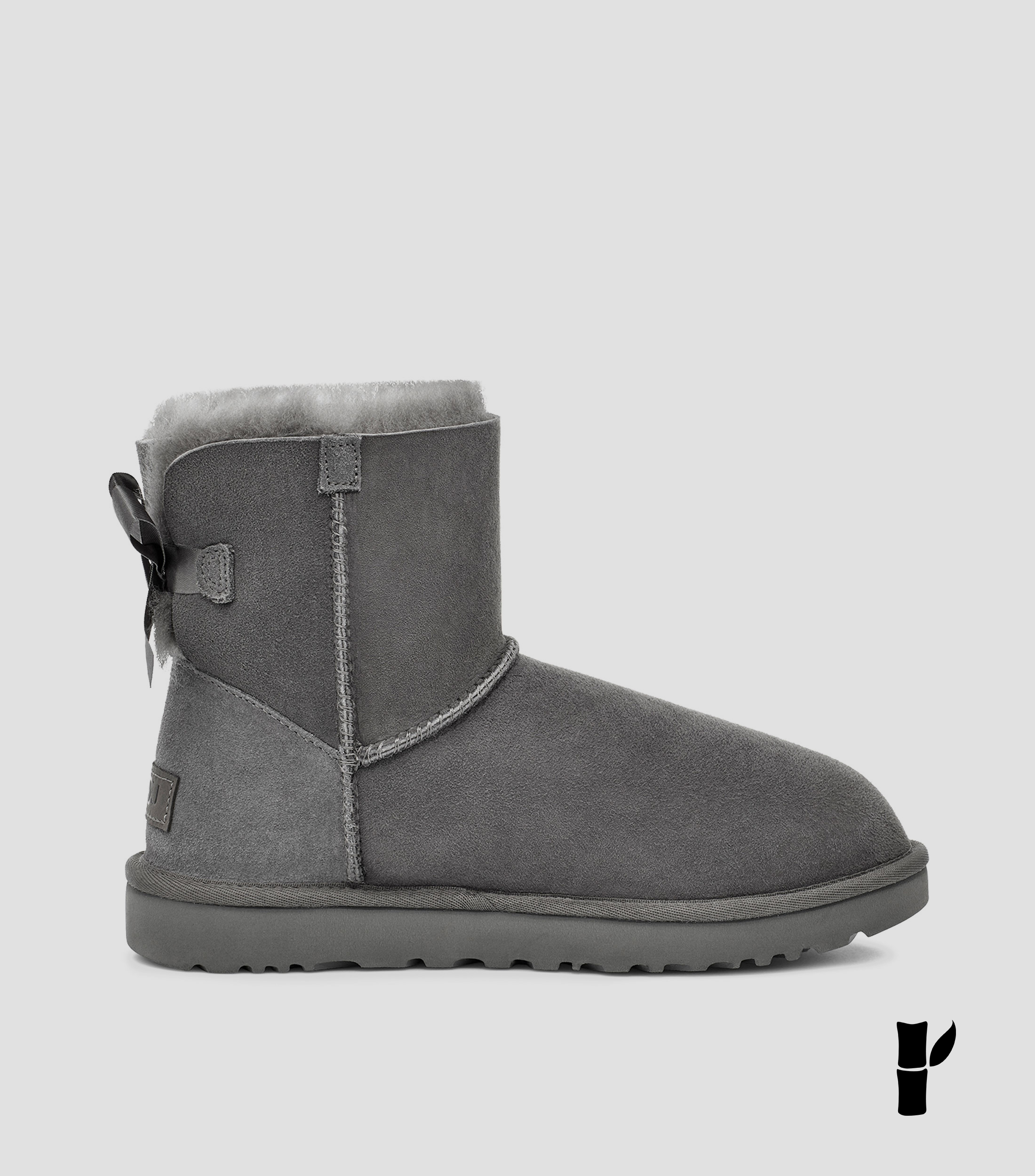 Ugg: Botas casuales afelpadas Mini Bailey en piel Mujer | El Palacio de ...