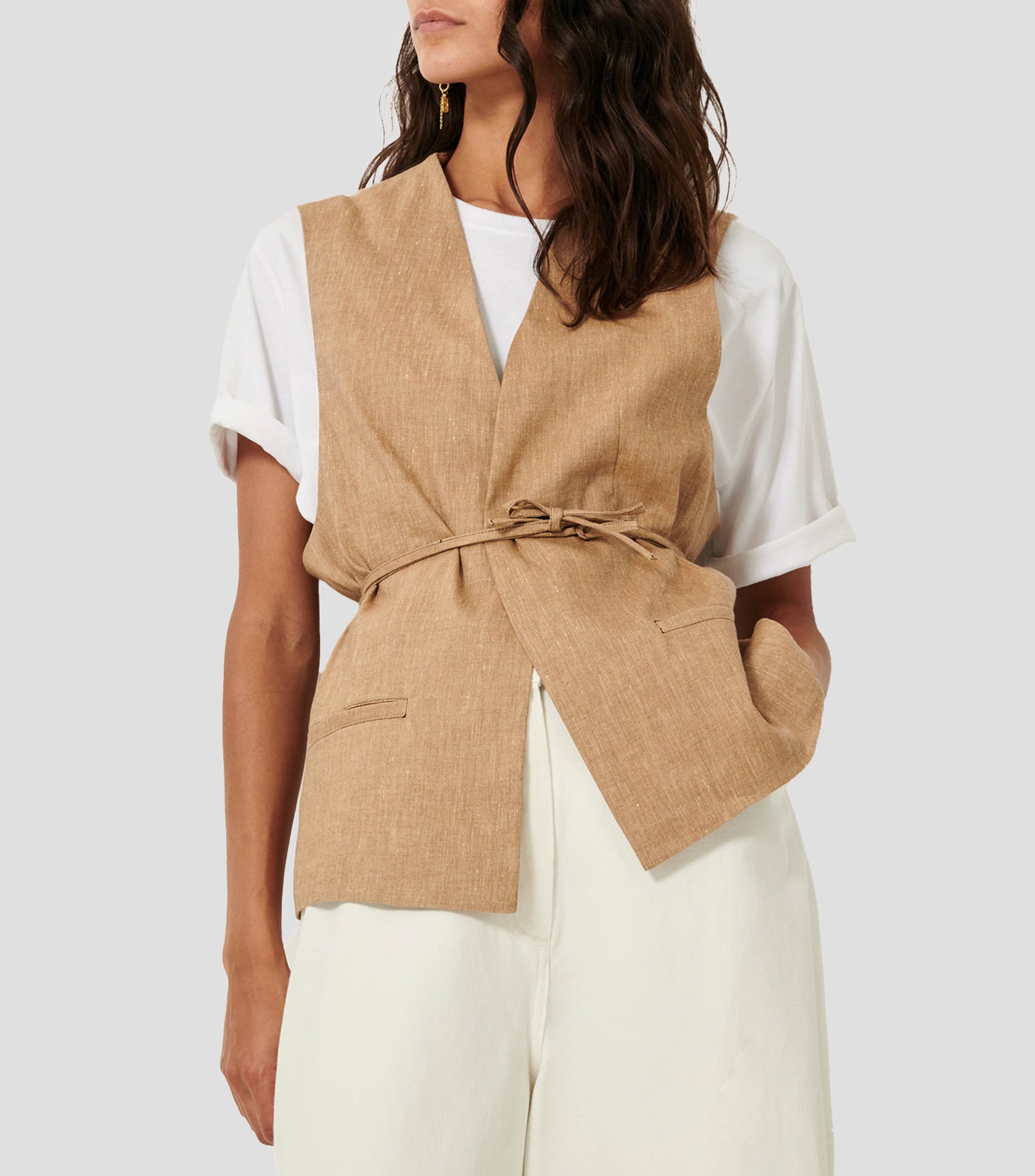 SESSUN Chaleco cuello V Mujer |El Palacio de Hierro