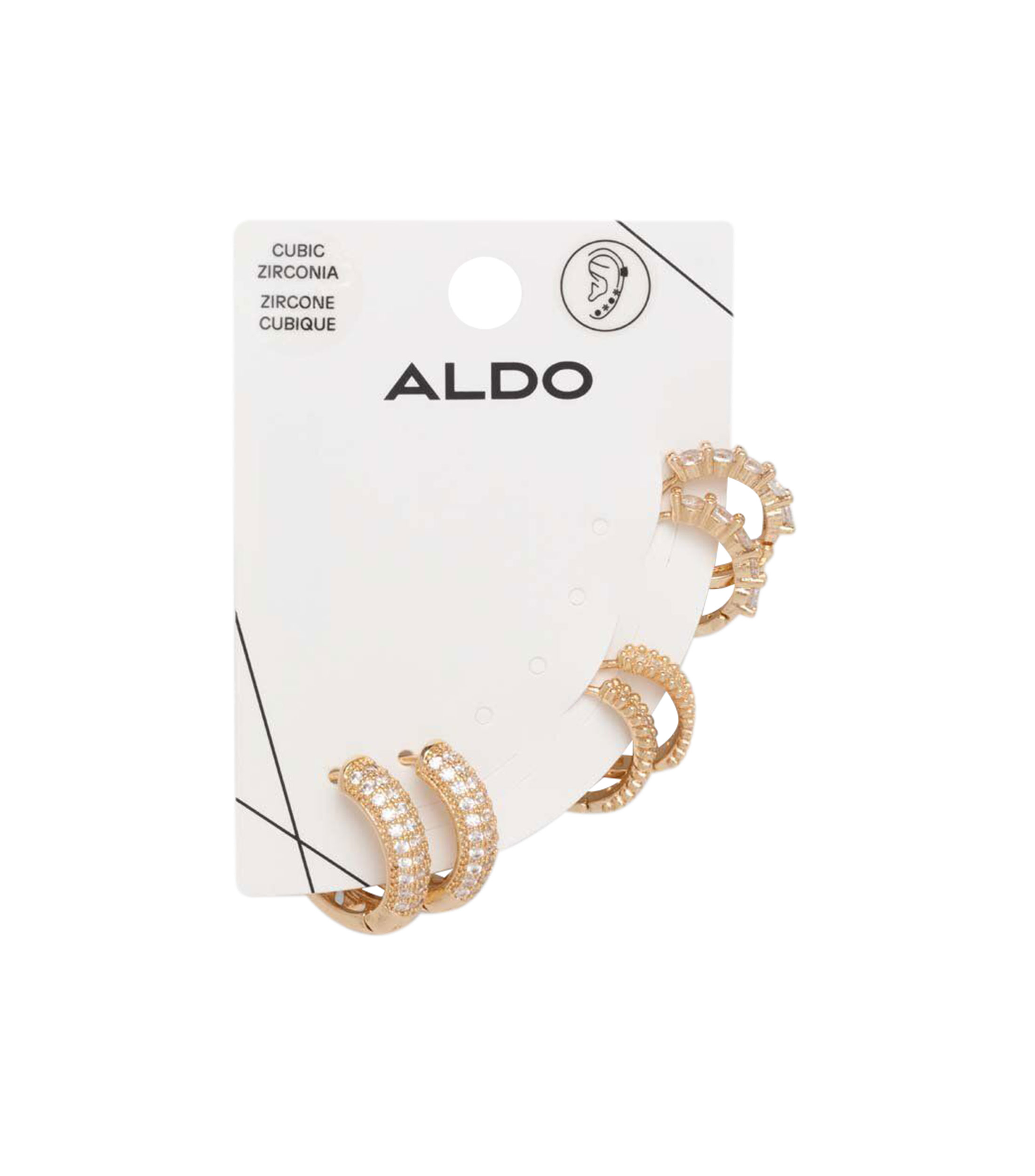 Aldo Set 3 Pares de aretes Mujer - El Palacio de Hierro