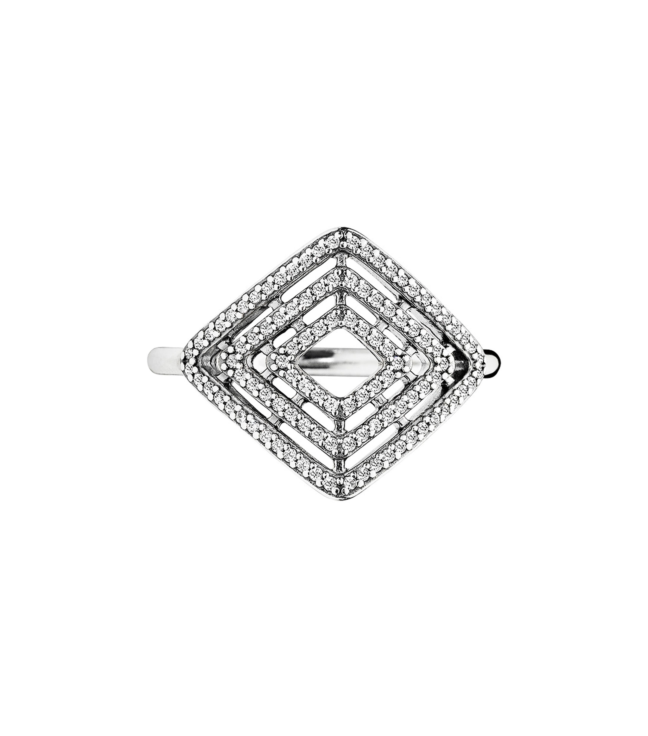 Pandora Anillo en plata Geometric Lines Mujer Talla: 60 - El Palacio de ...