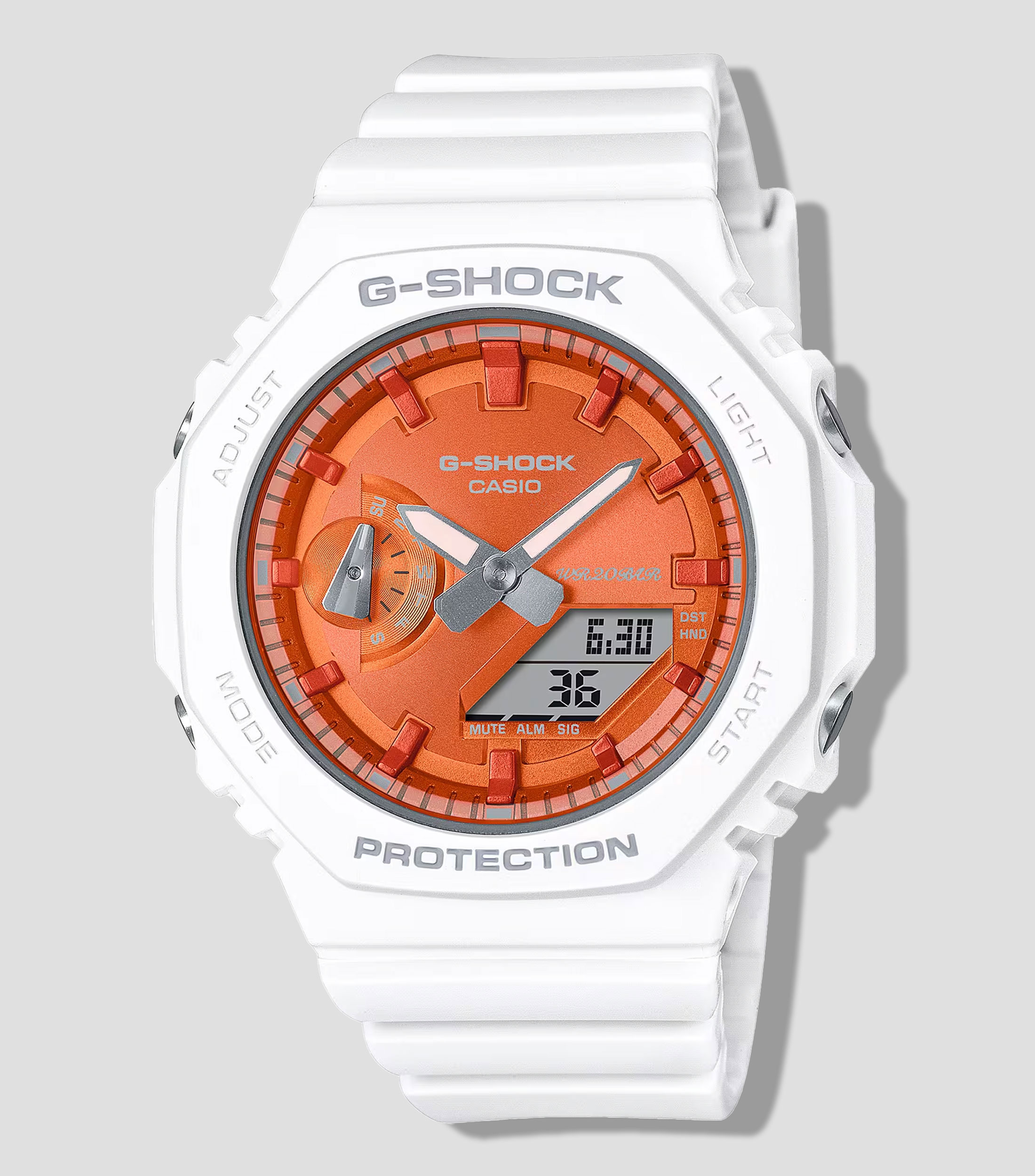 Casio: Reloj para Mujer G-Shock Precious Heart Casual, Blanco | El ...