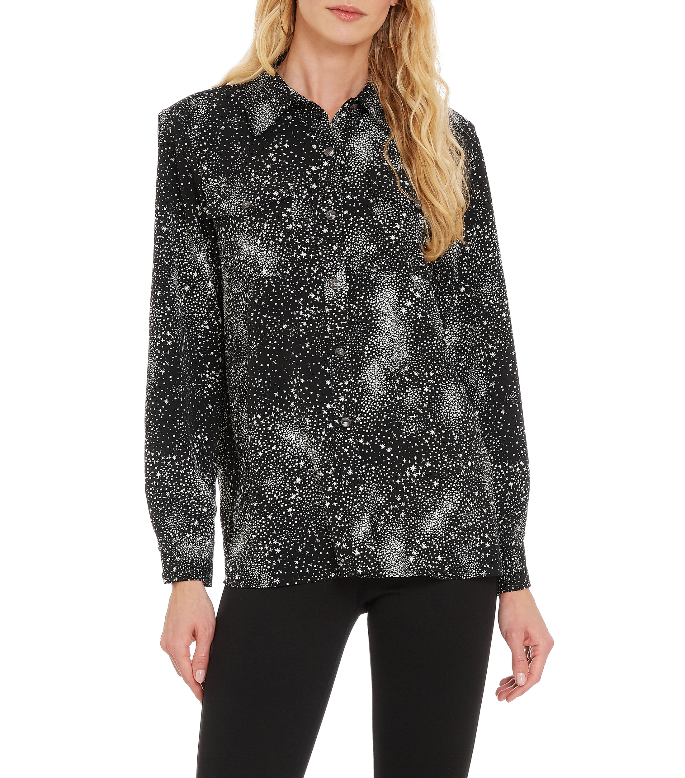 Karl Lagerfeld Camisa con estrellas manga larga Mujer - El Palacio de ...