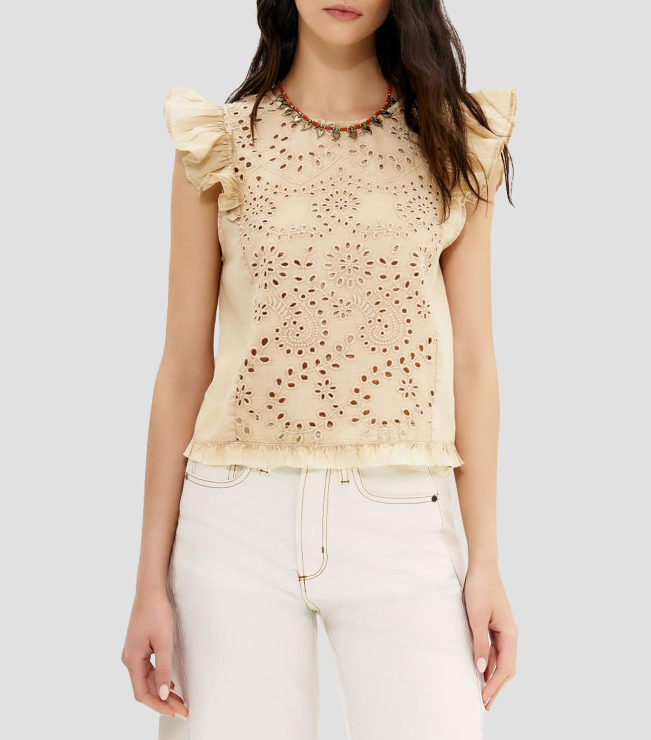 Rapsodia Blusa sin Mangas Mujer |El Palacio de Hierro