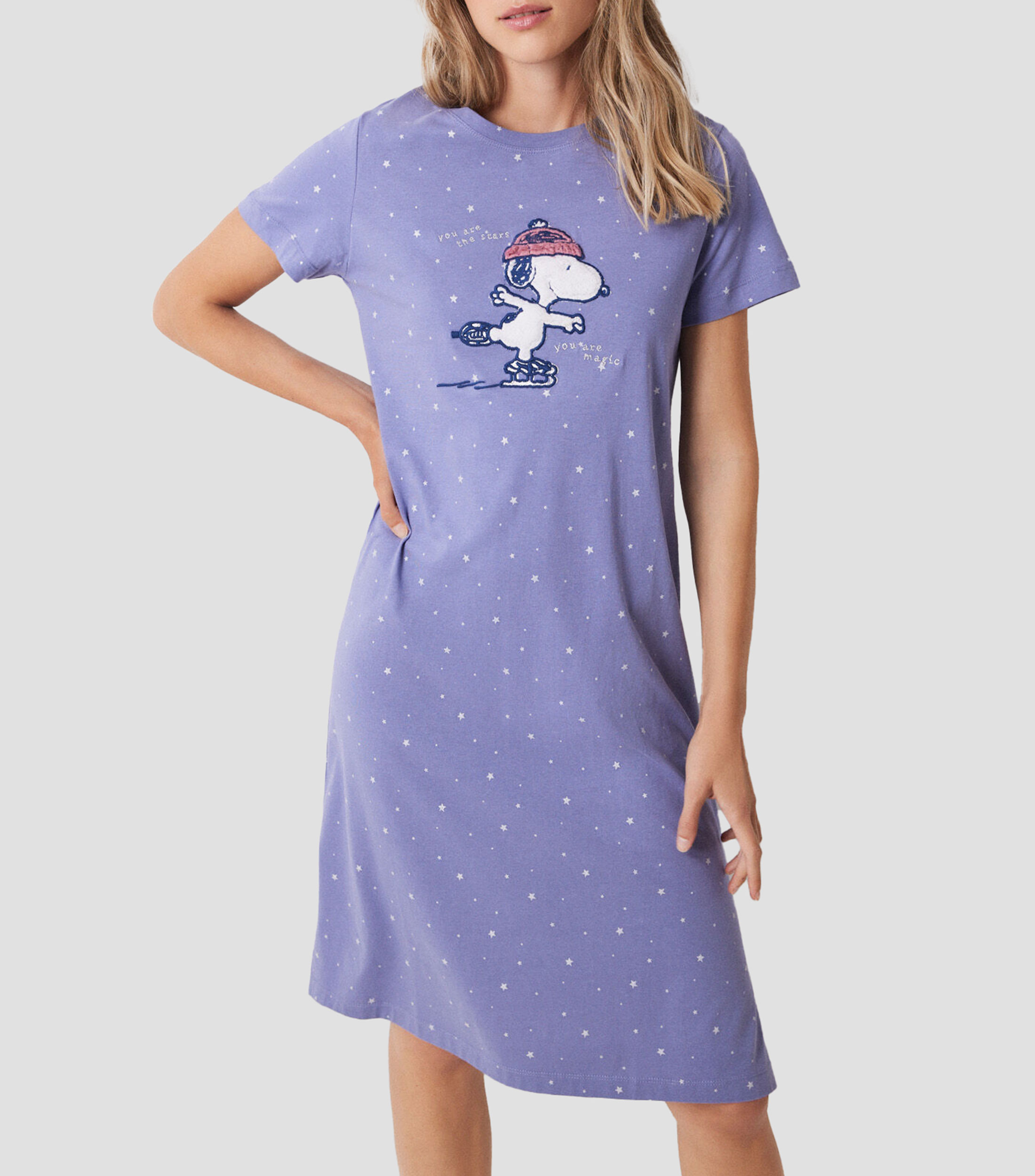 Women'Secret Camisón Midi Wish Snoopy Mujer - El Palacio de Hierro