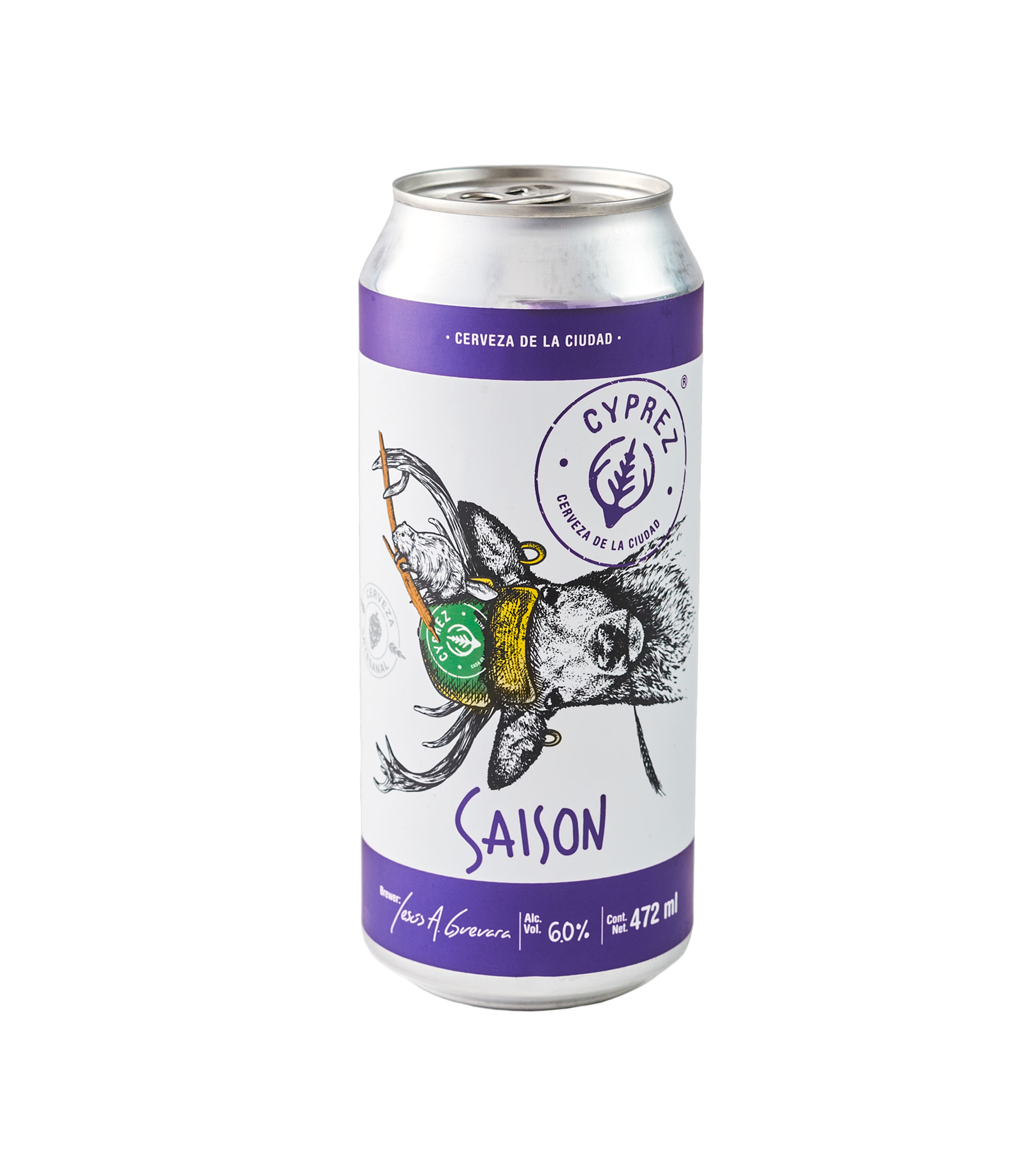 Cyprez Cerveza Artesanal Ale Saison, 472 ml - El Palacio de Hierro