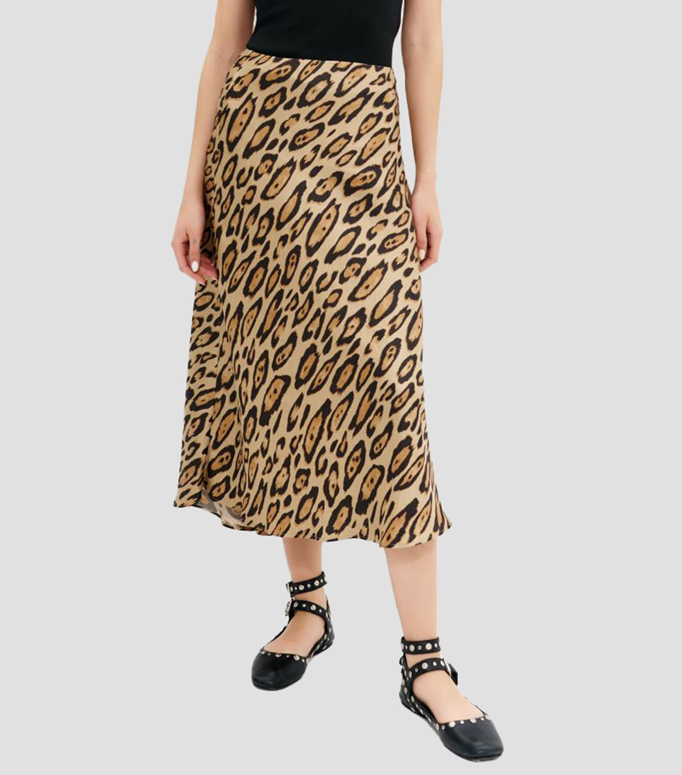 Rapsodia: Falda Larga Animalprint Mujer | El Palacio de Hierro
