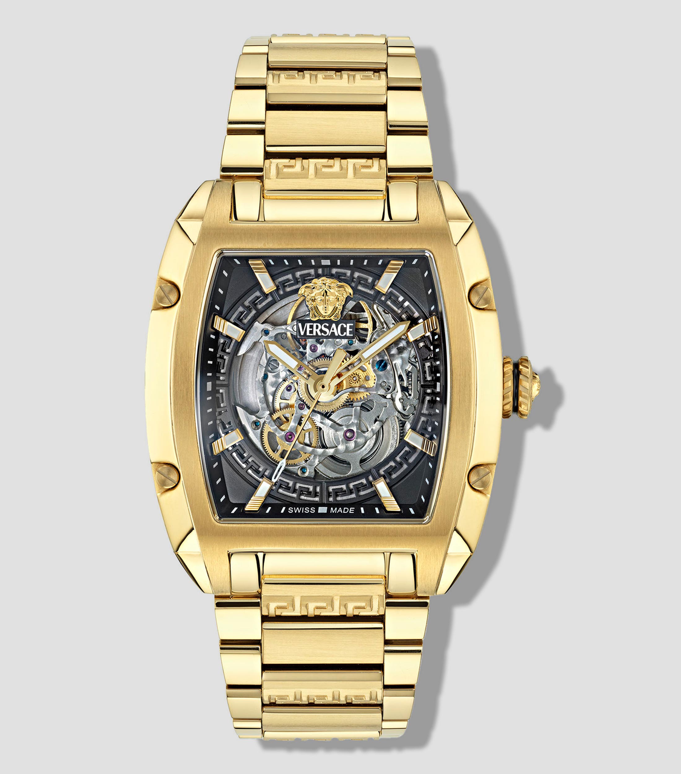 Versace: Reloj para Hombre Dominus skeleton De vestir, Dorado | El ...
