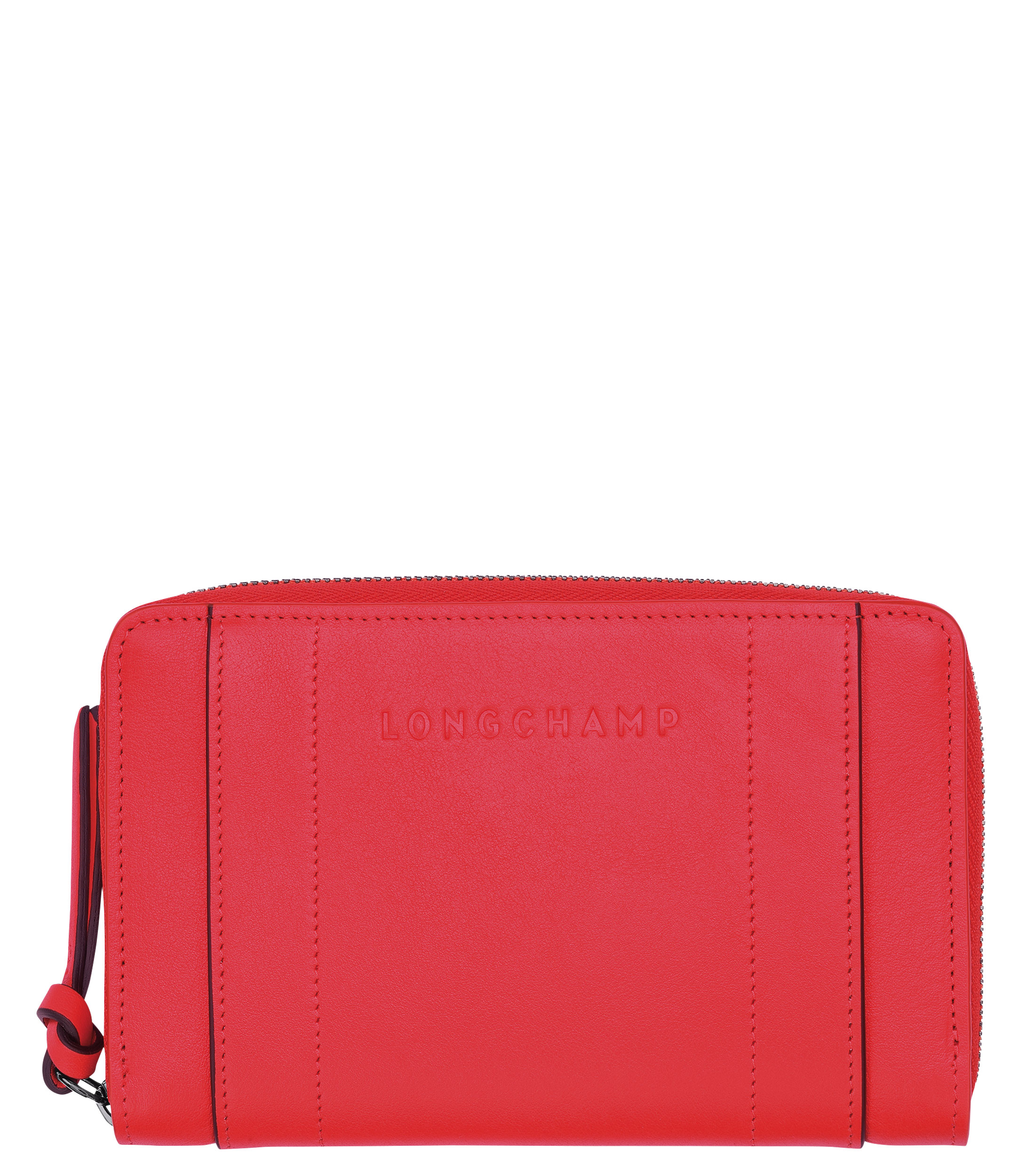 Longchamp: Cartera roja en cuero Mujer | El Palacio de Hierro
