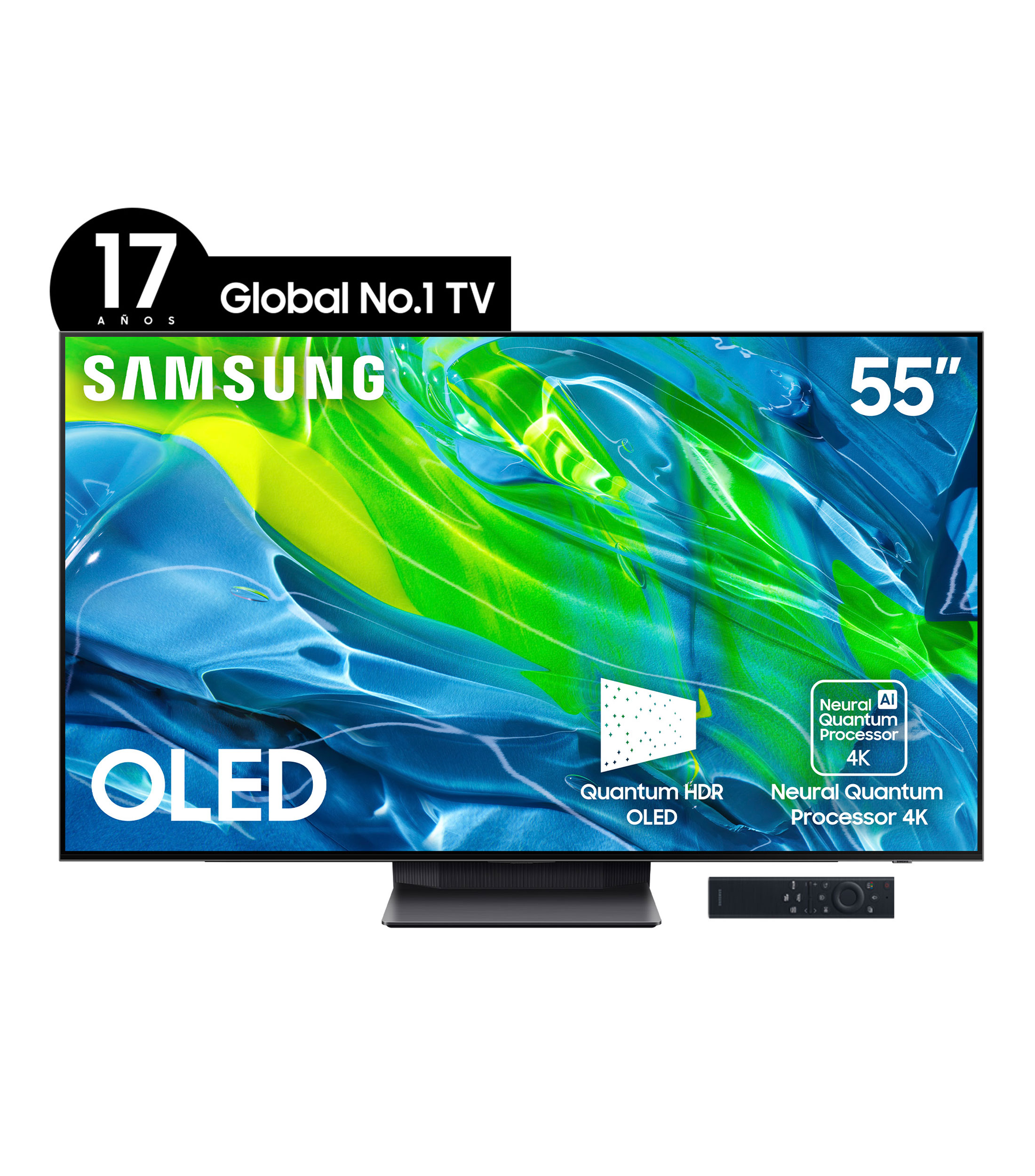 Samsung: Pantalla Samsung 55 Pulgadas Plana OLED 4K UHD QN55S95BAFXZX ...