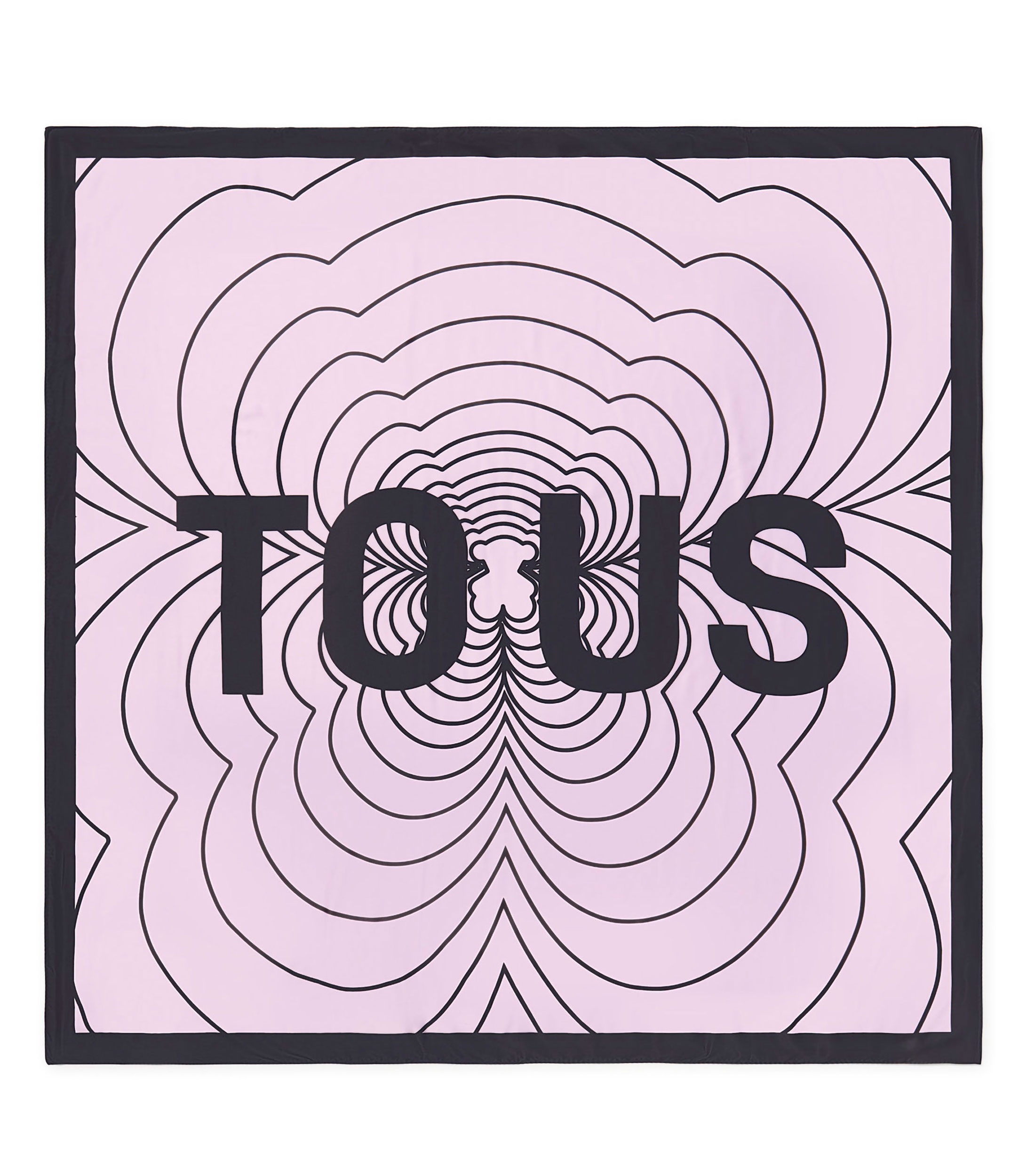 Tous Pañuelo rosa con logo Mujer - El Palacio de Hierro