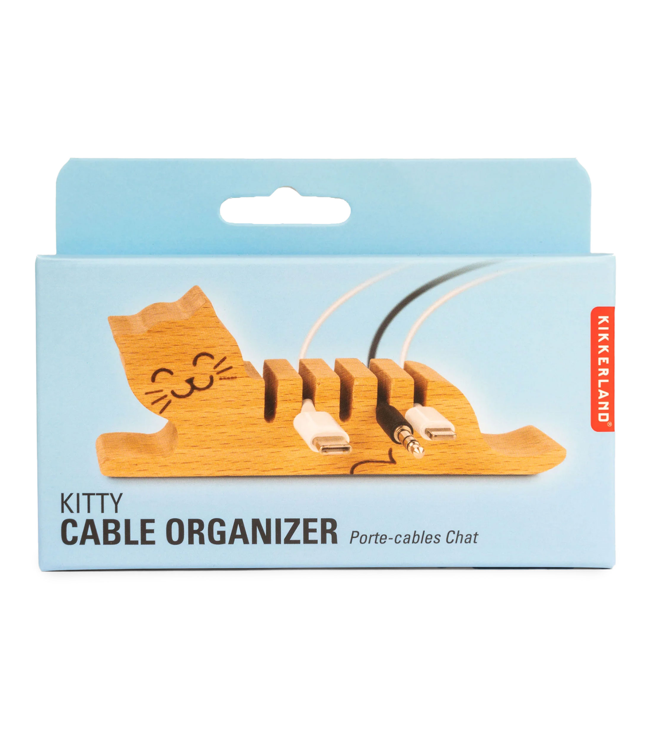 Kikkerland | Soporte para cables en forma de gato | El Palacio de Hierro