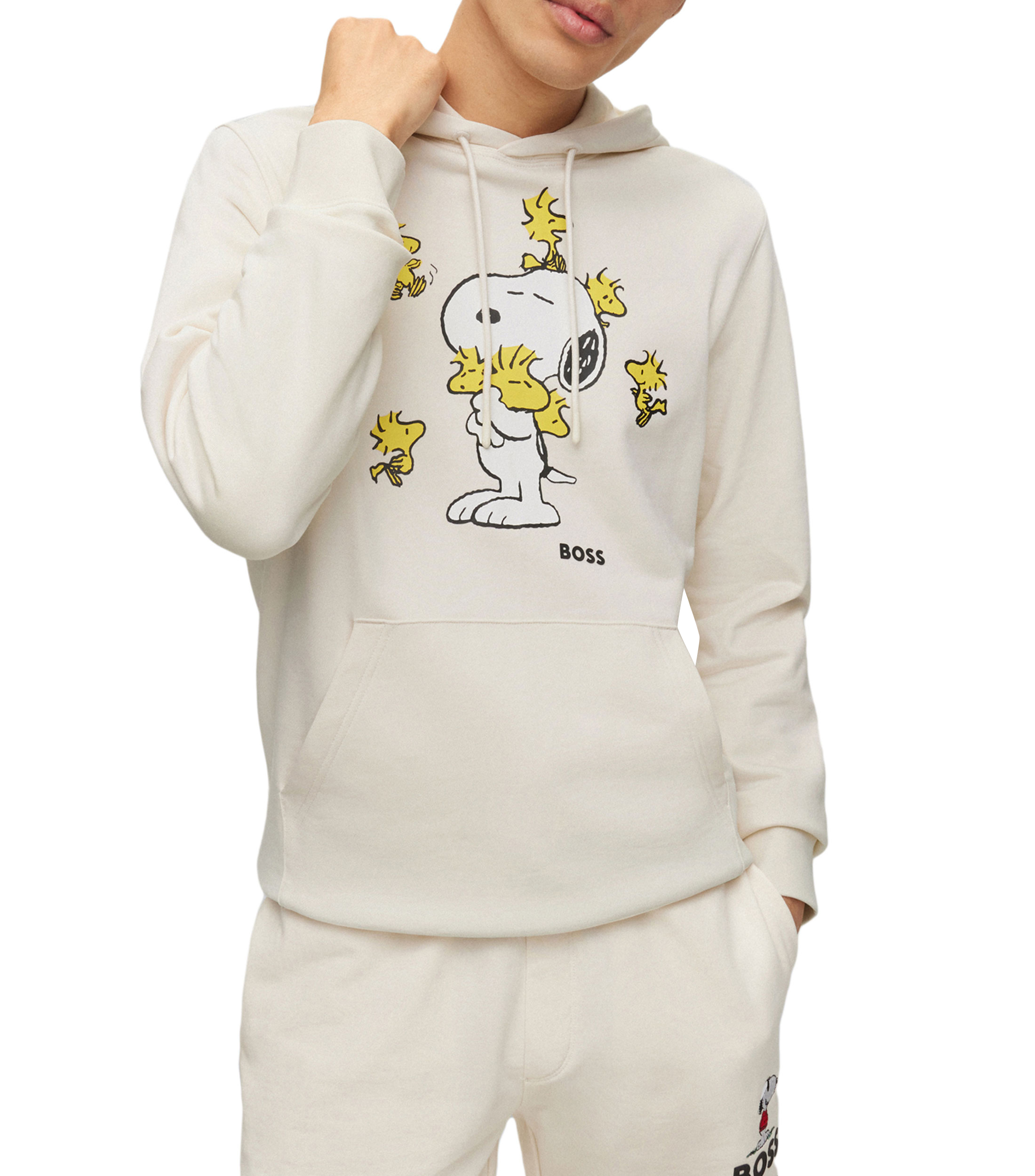 Boss Sudadera Boss x Peanuts con capucha oversized fit en felpa de rizo ...