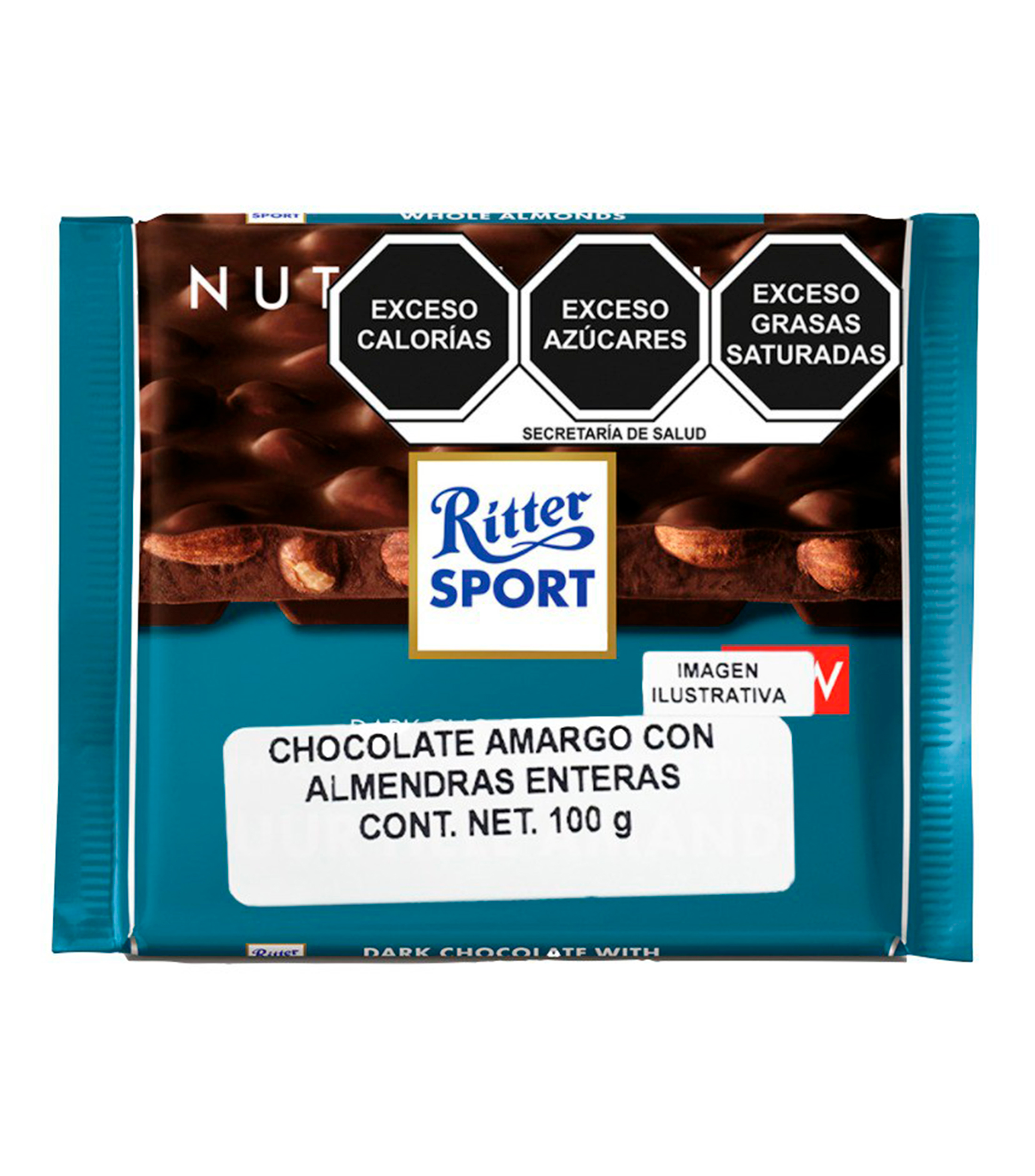 Kram | Chocolate amargo con almendras, 100 g | El Palacio de Hierro