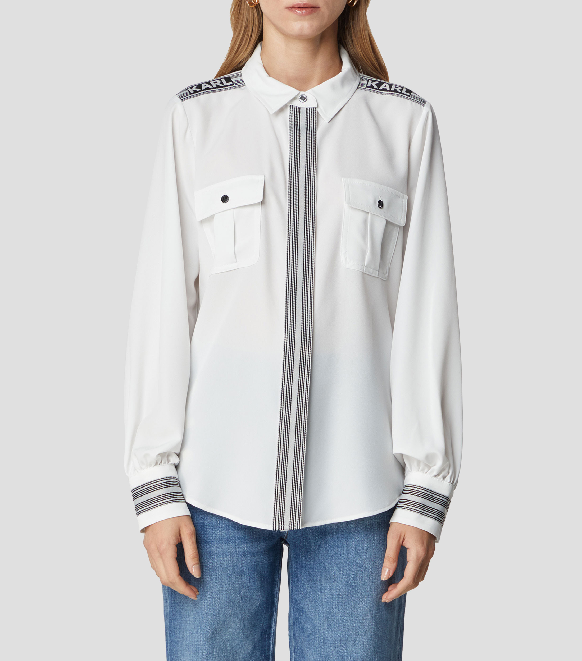 Karl Lagerfeld: Camisa manga larga Mujer | El Palacio de Hierro