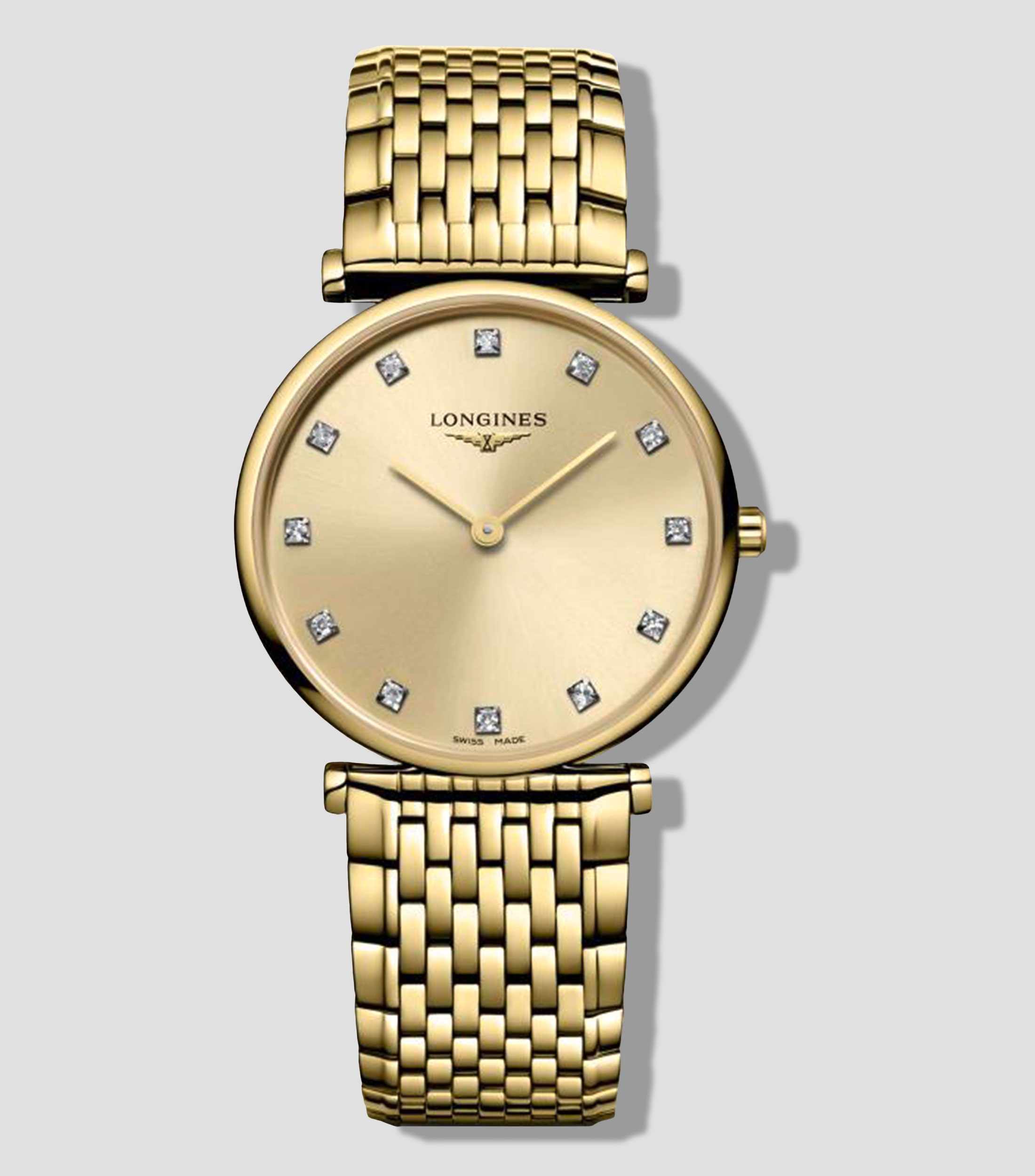 Longines Reloj para mujer Elegance De vestir, Dorado - El Palacio de Hierro