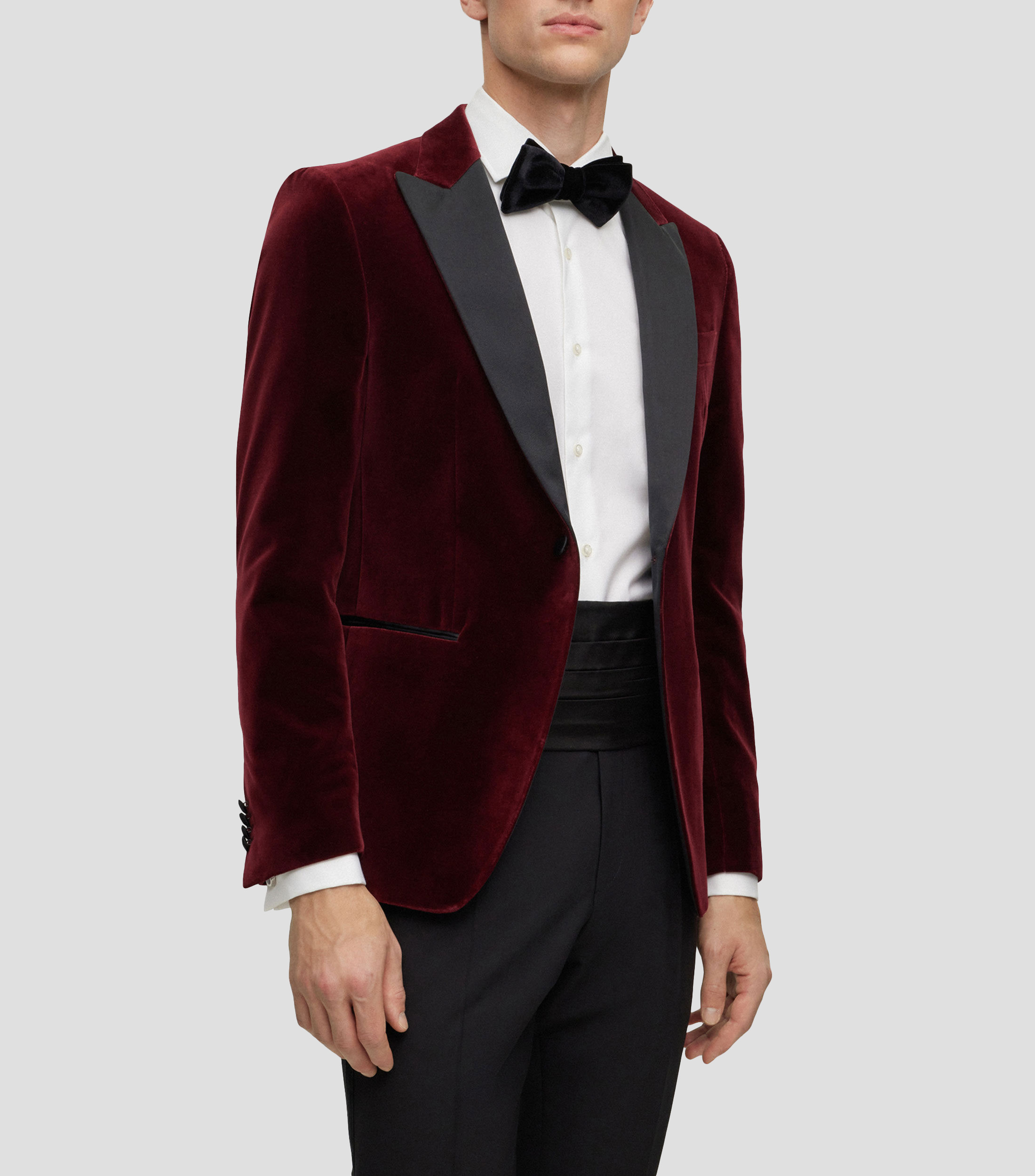 Boss Saco de esmoquin slim en terciopelo de algodón puro Hombre - El ...