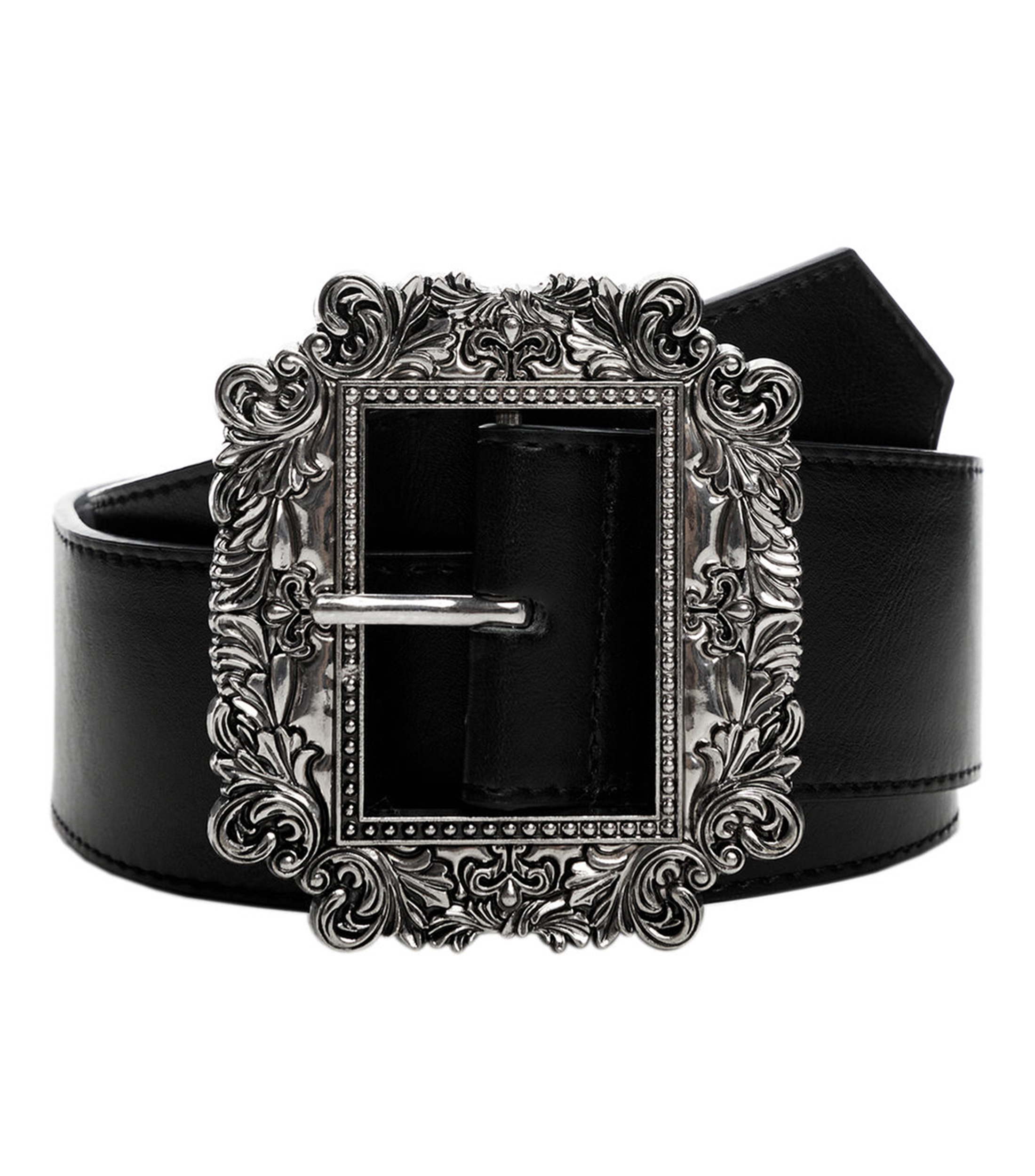 Mango Cinturón Negro Mujer - El Palacio de Hierro