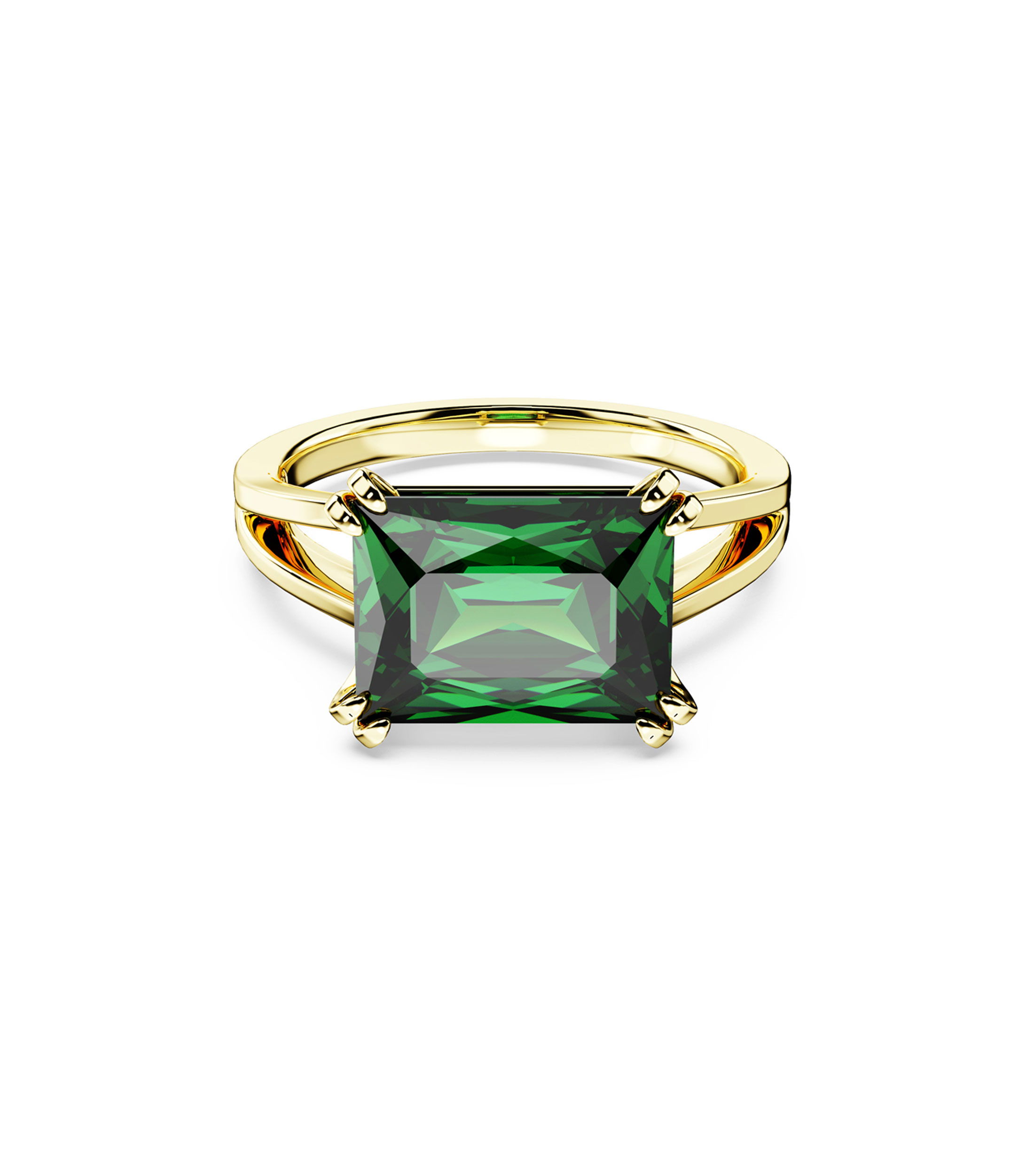 Swarovski Anillo de Cóctel Matrix con Circonita Verde, Talla ...