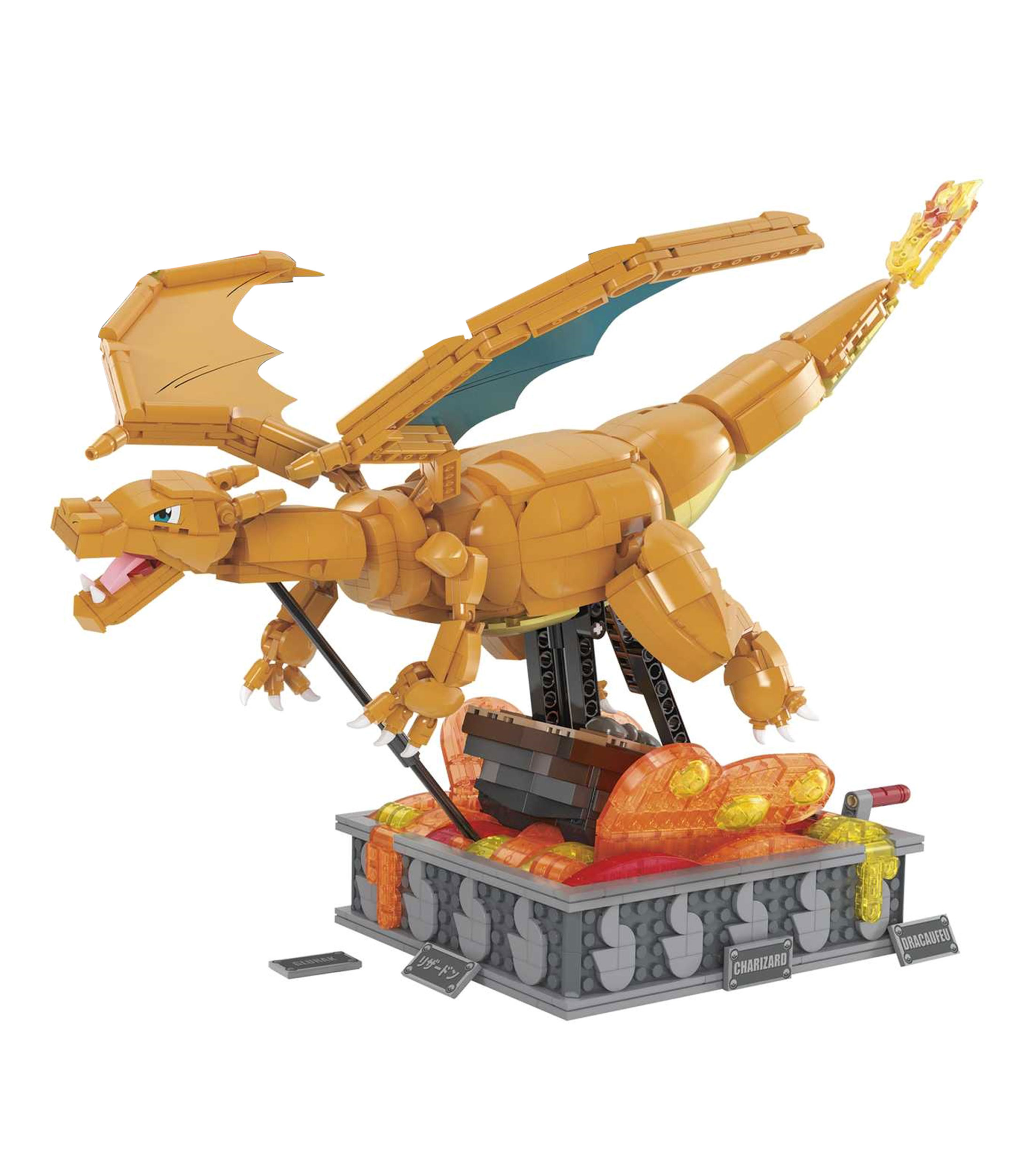 Mega Bloks: Pokémon Juguete de Construcción Charizard Movimiento | El ...