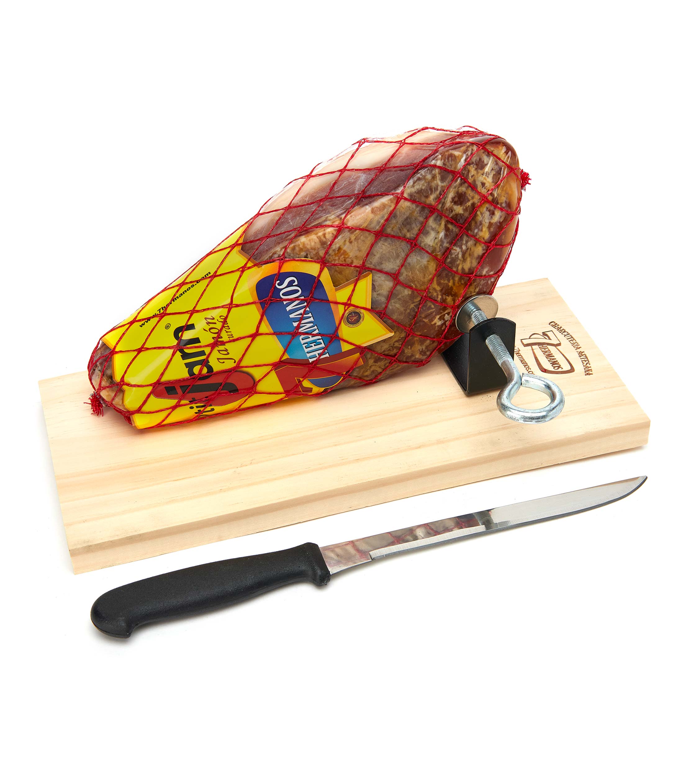 7 Hermanos Jamón con Tabla y Cuchillo - El Palacio de Hierro