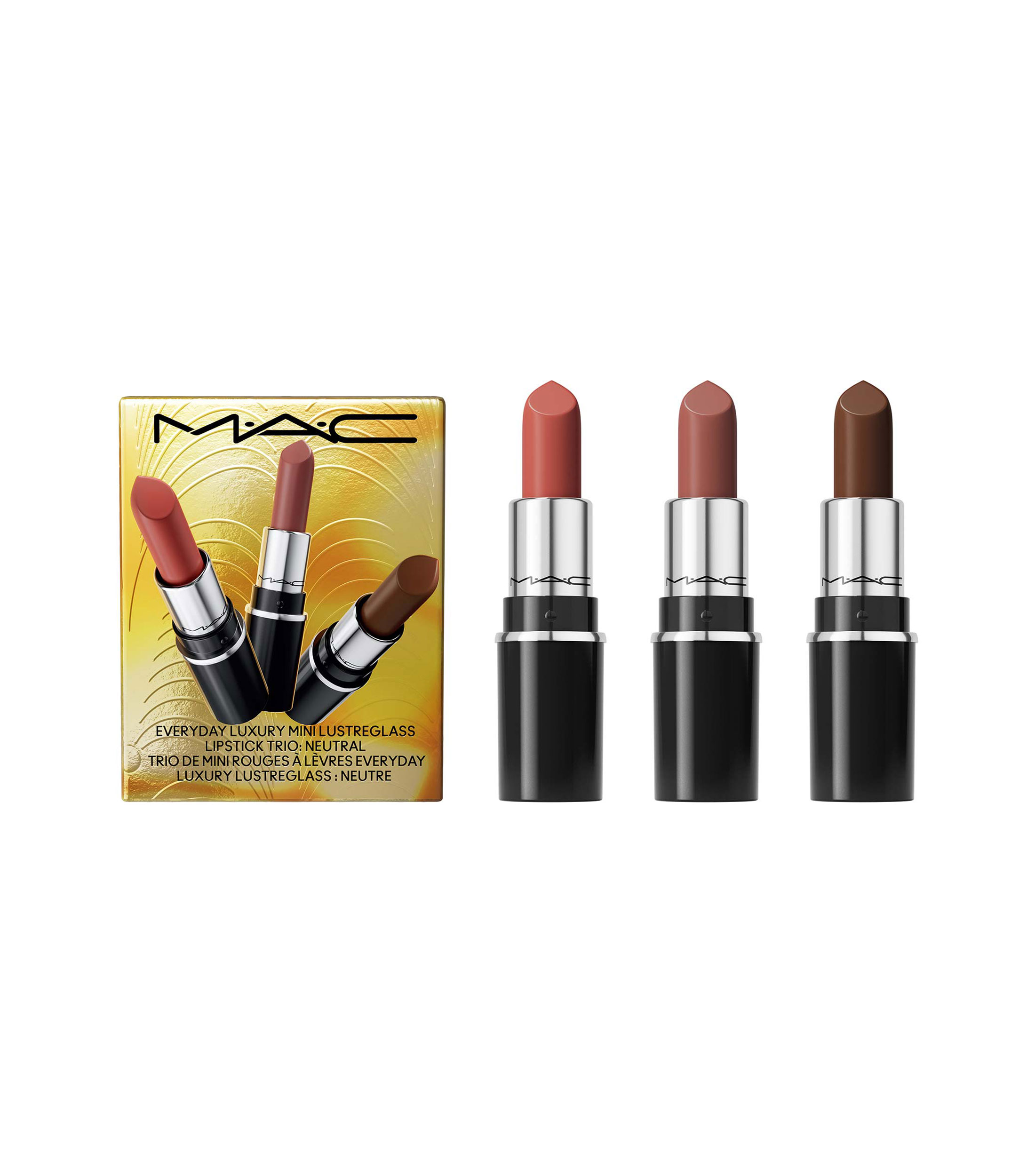 MAC: Set de labiales Everyday Luxury Mini Lustreglass Unisex | El ...