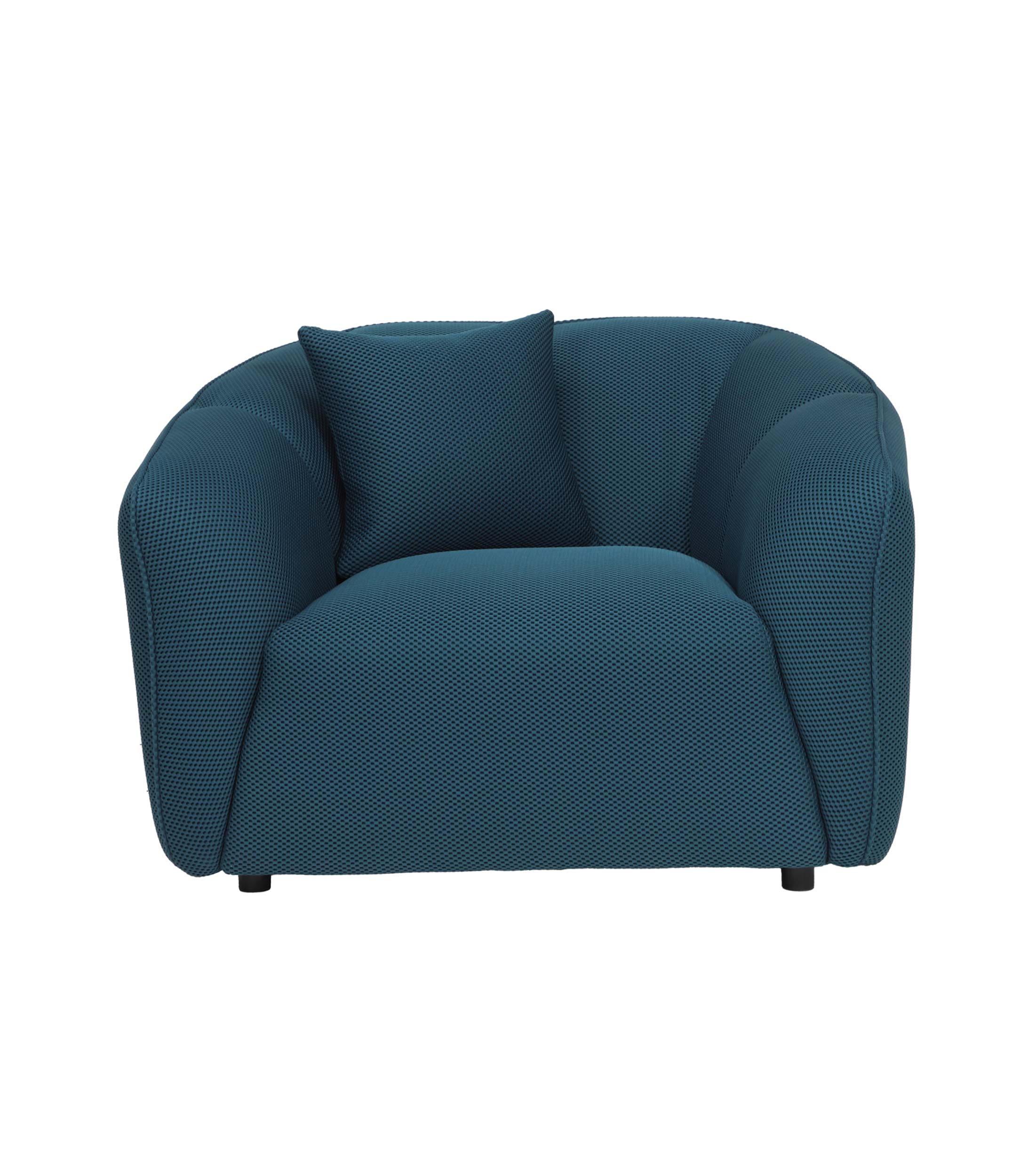Boal Upper: Sillón Caristo Fijo en textil Azul | El Palacio de Hierro