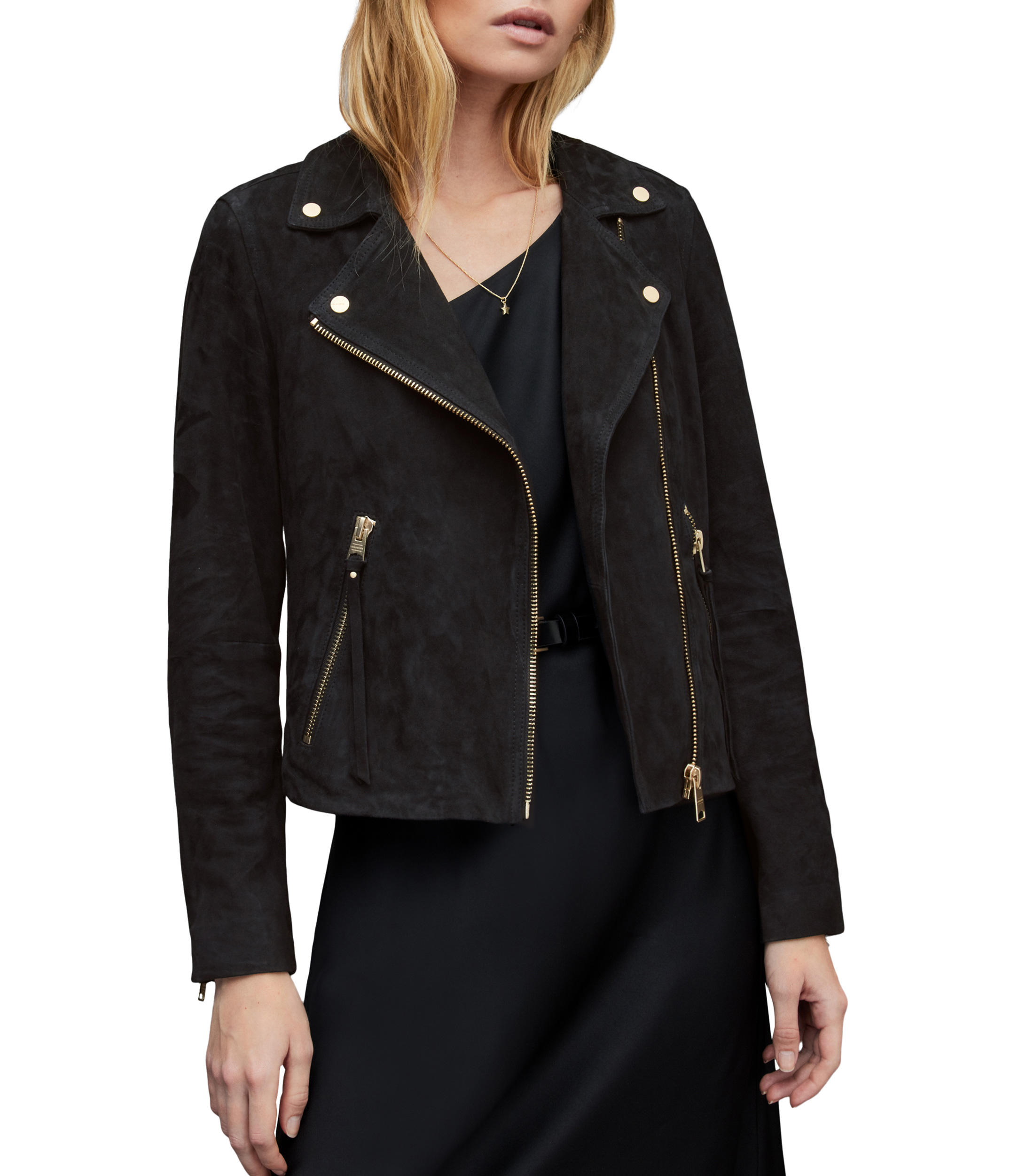 AllSaints Chamarra Biker en piel Mujer - El Palacio de Hierro