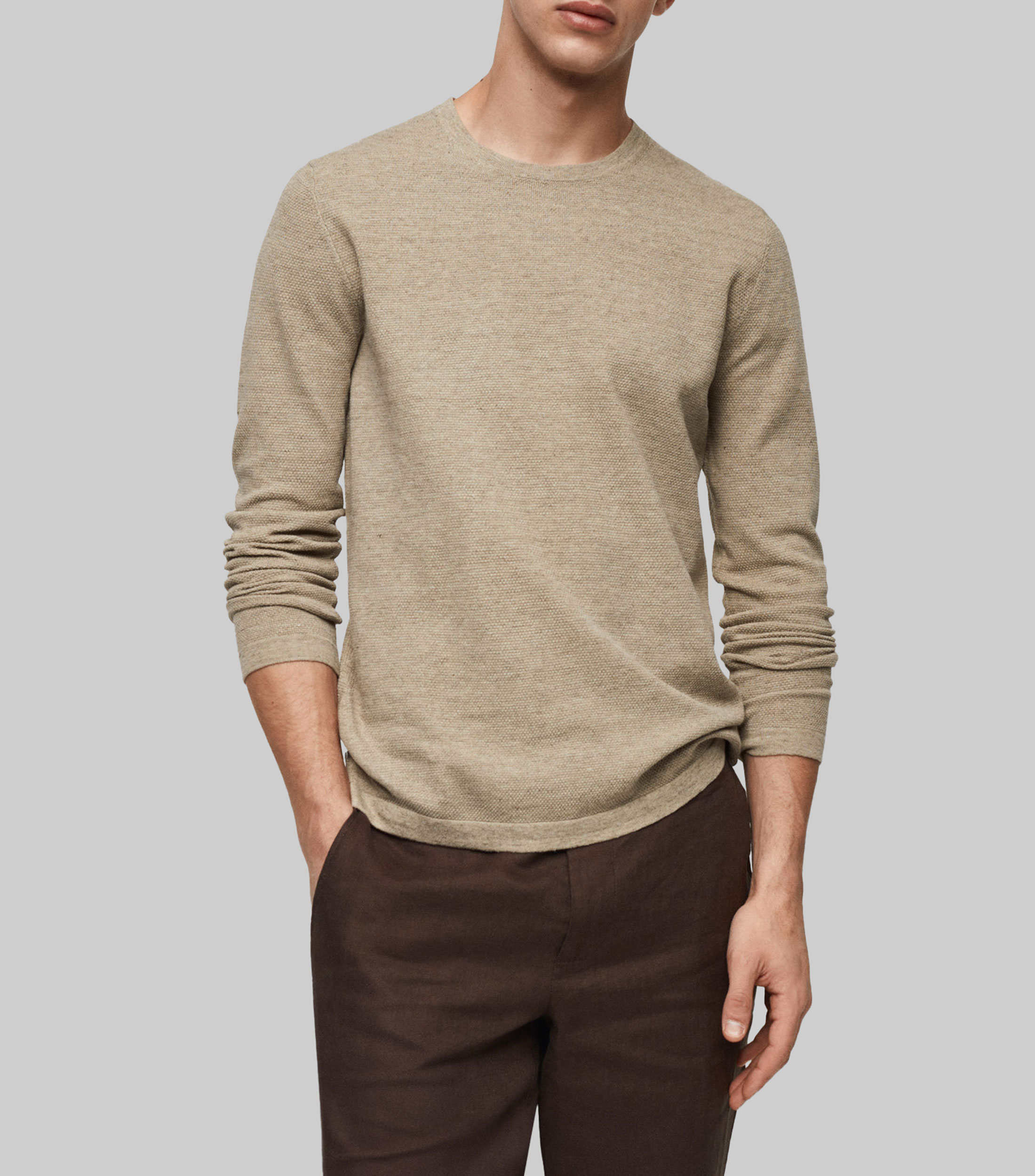 Mango Suéter cuello redondo Hombre - El Palacio de Hierro