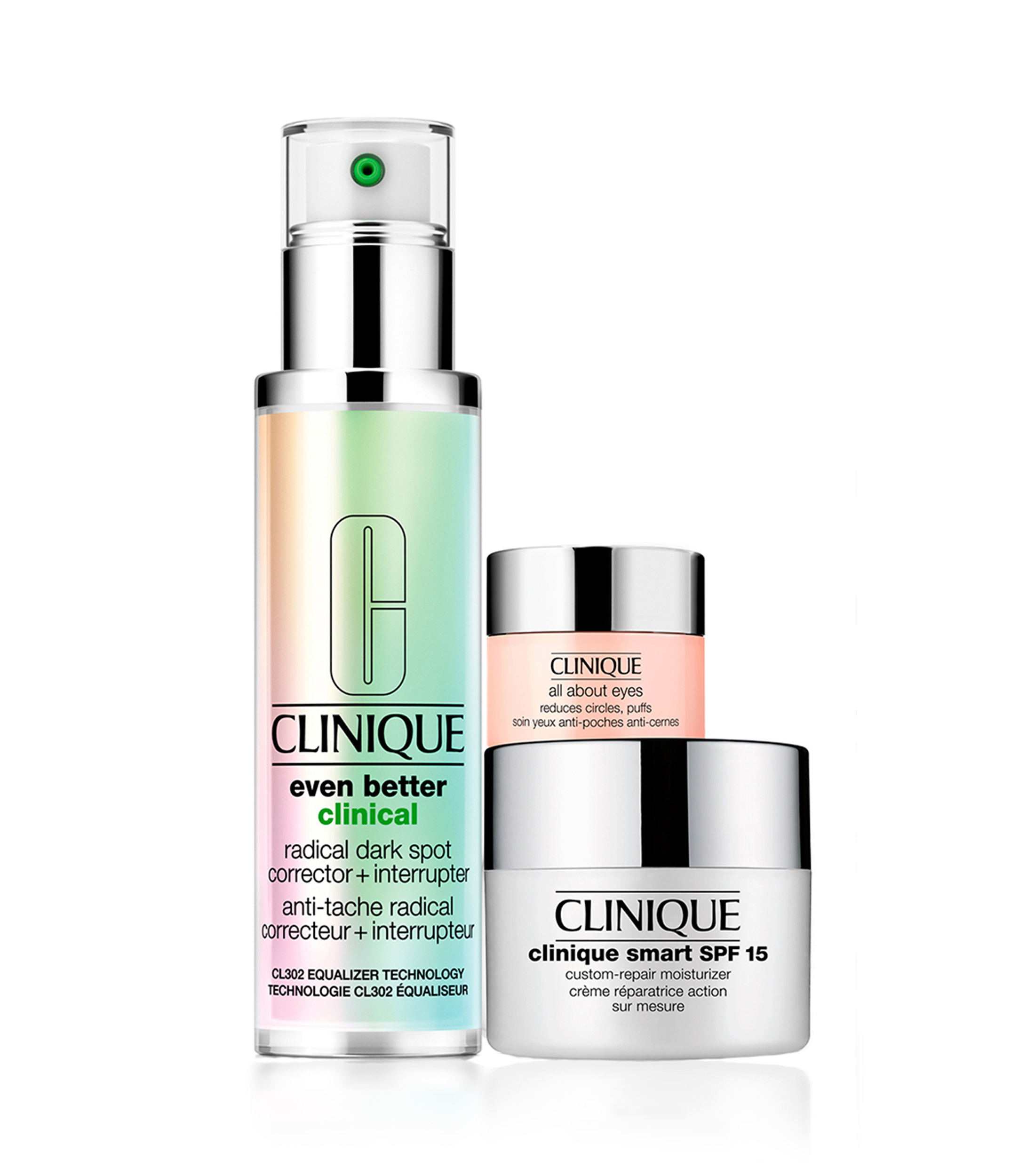 Clinique Set Even Tone Essentials: dark spot defense + healthy ...