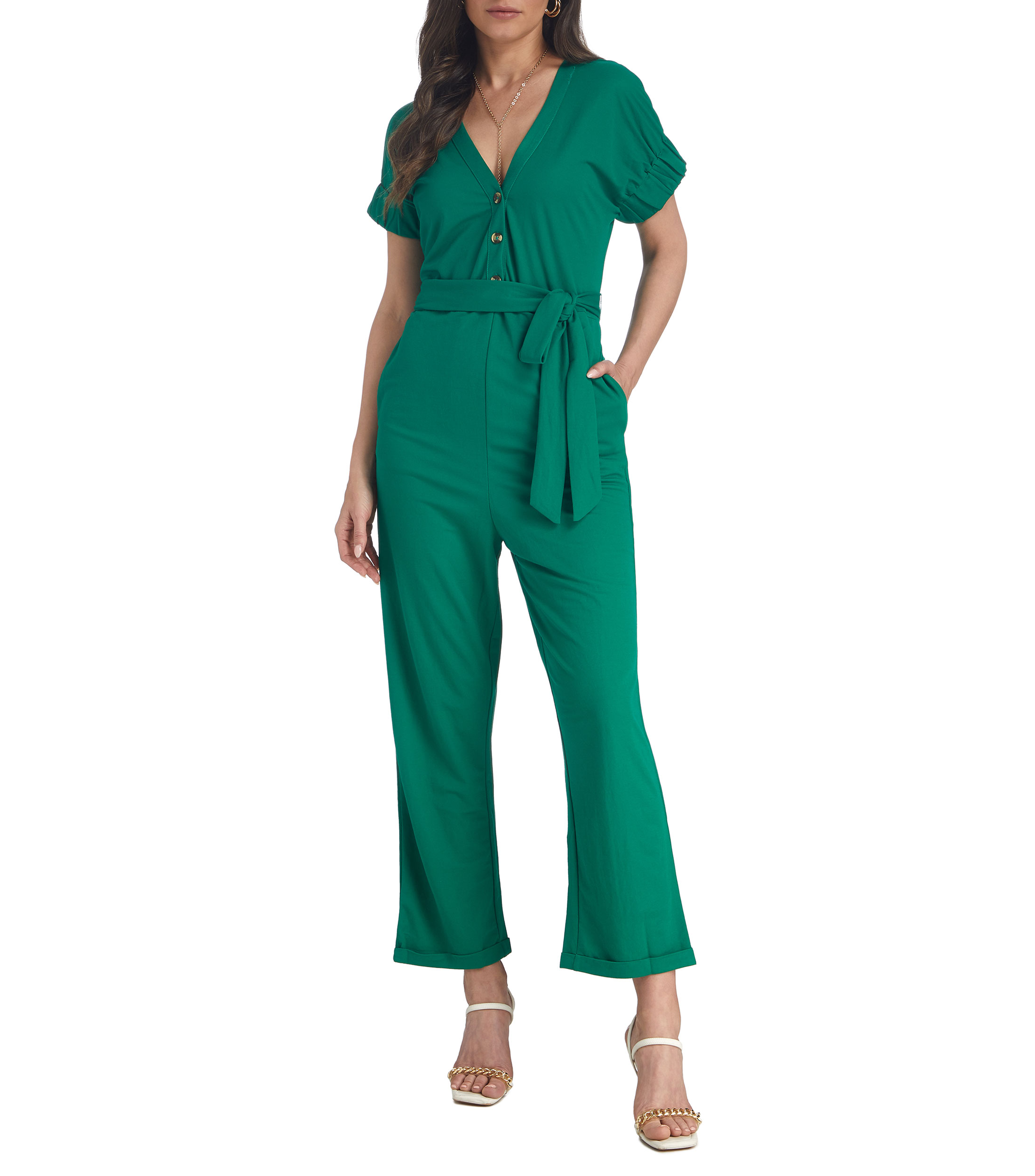 Springfield: Jumpsuit de corte Amplio Mujer | El Palacio de Hierro