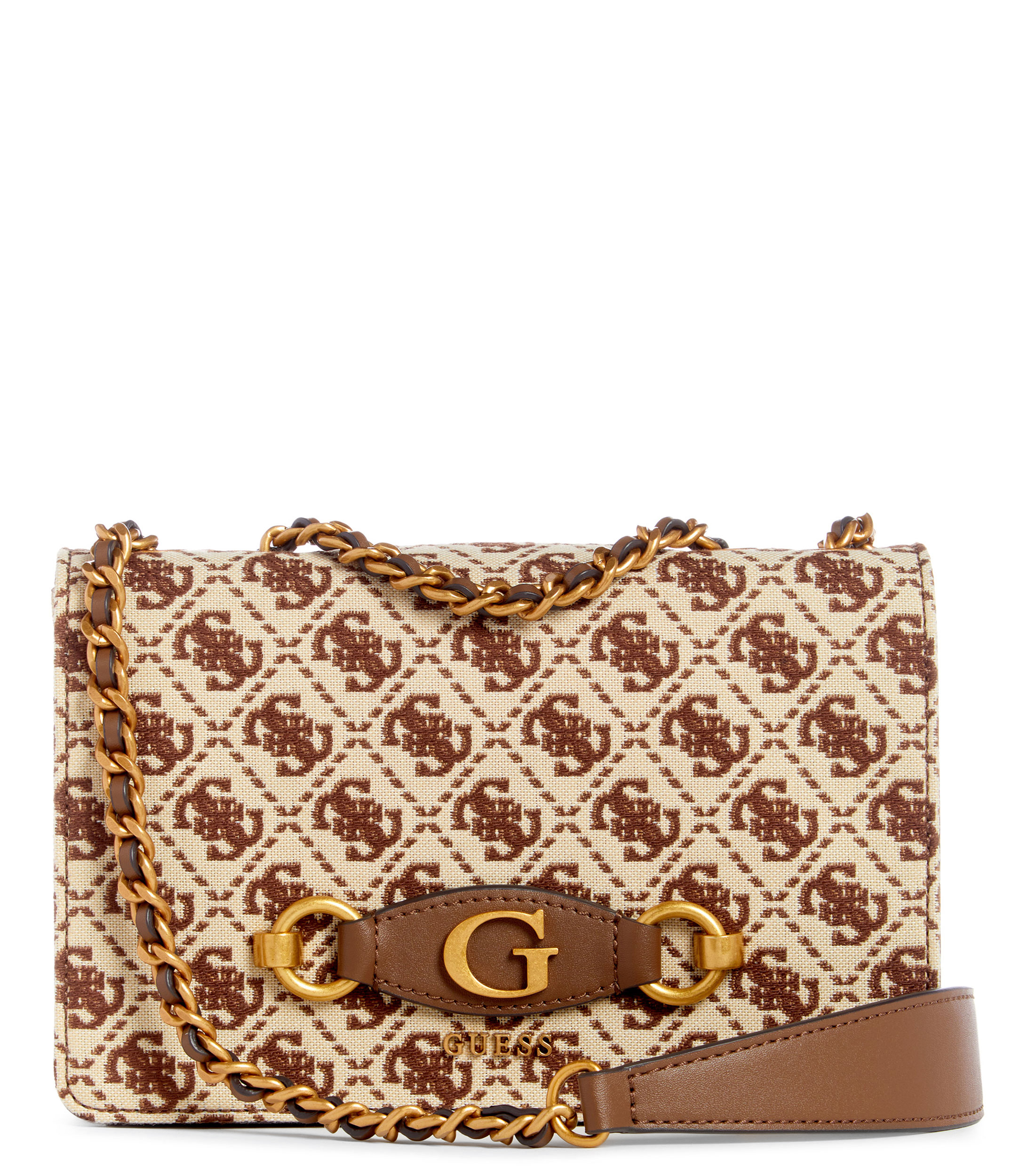 Guess: Bolso Crossbody multicolor Izzy monogram Mujer | El Palacio de Hierro